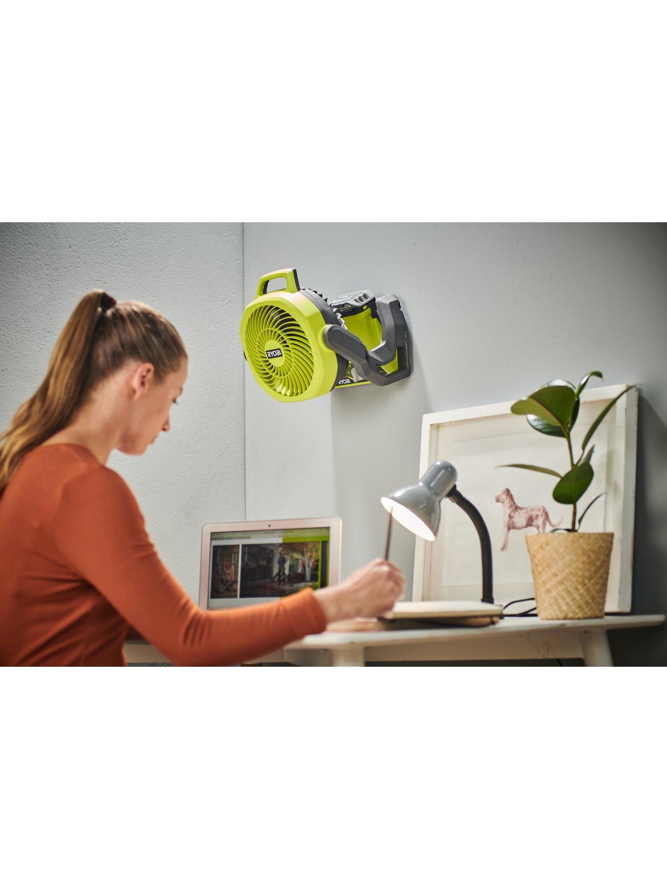 RYOBI RF18-0 18V ONE+ Cordless Non-Hybrid 3 Speed Fan (Bare Tool ...