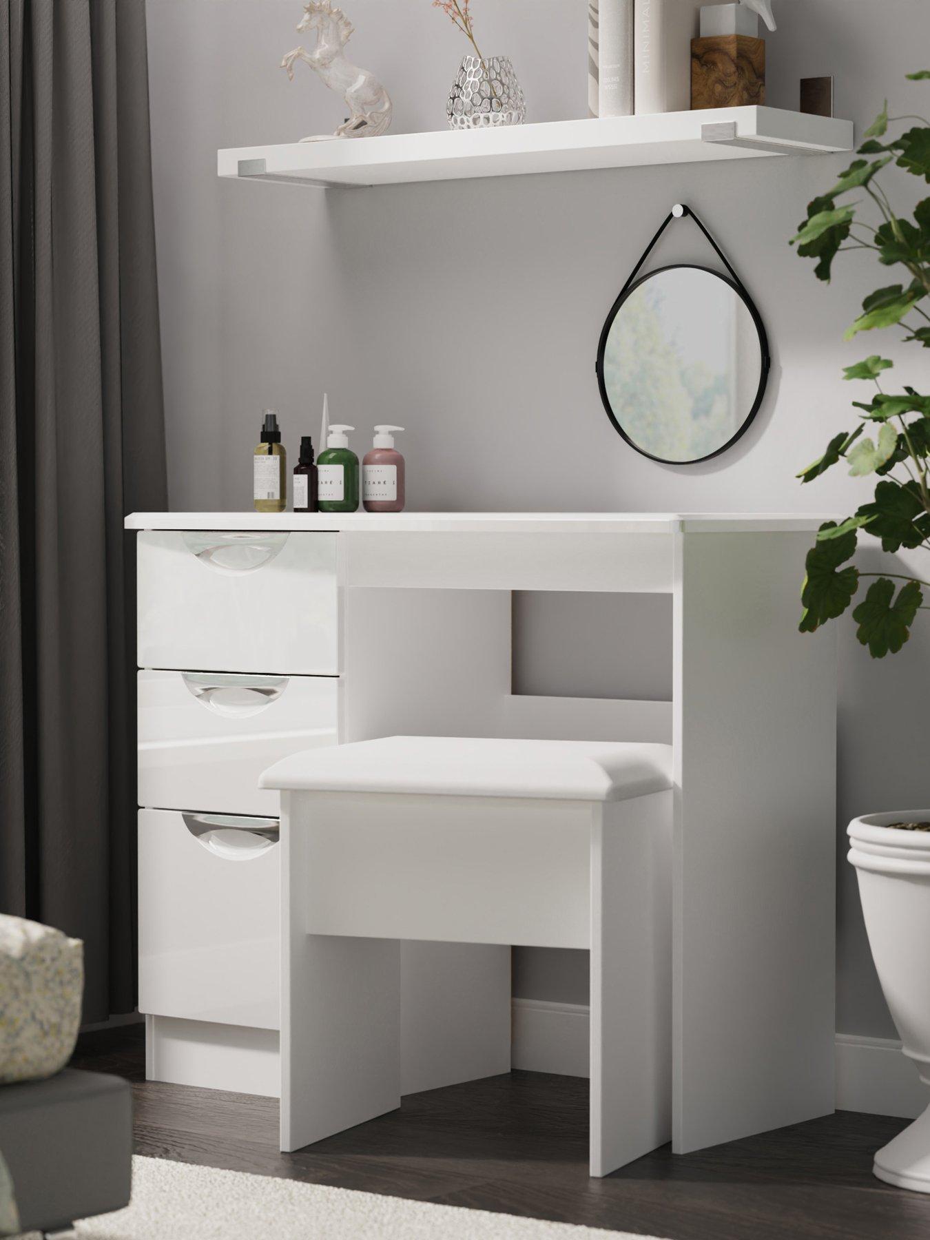 SWIFT Alva Ready Assembled Gloss Dressing Table | Littlewoods