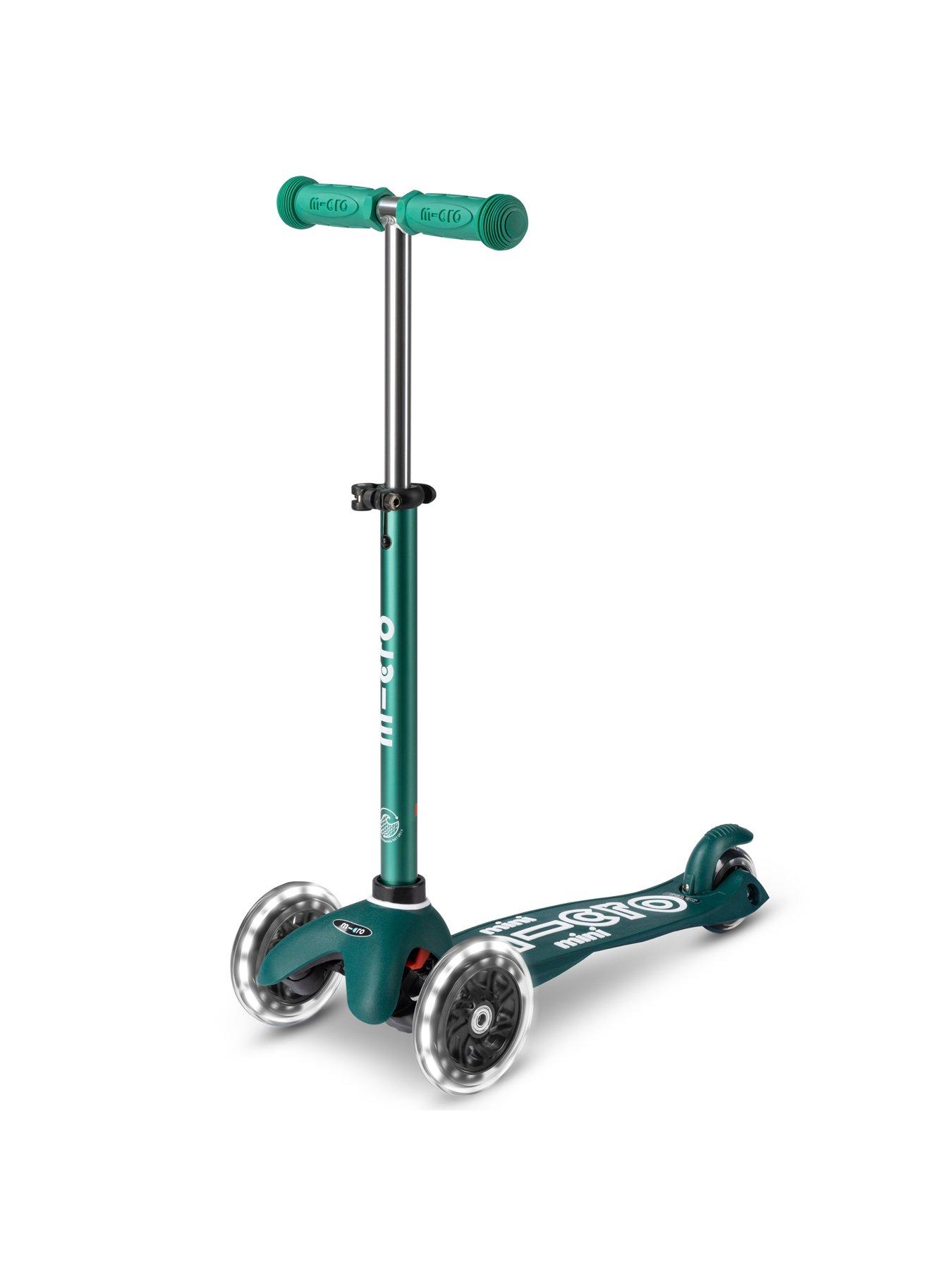 Micro Scooter Mini Scooter LED Wheels: Green | littlewoods.com