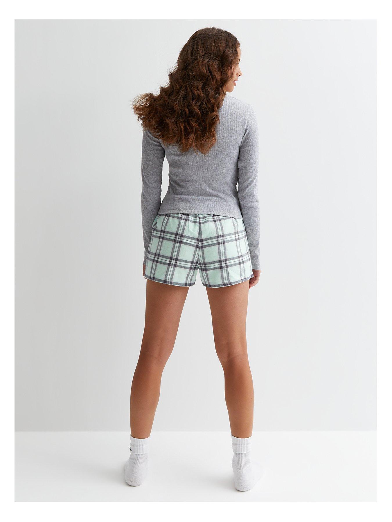 New Look 915 Girls Grey Long Sleeve Short Pyjama Set with Good Vibes ...