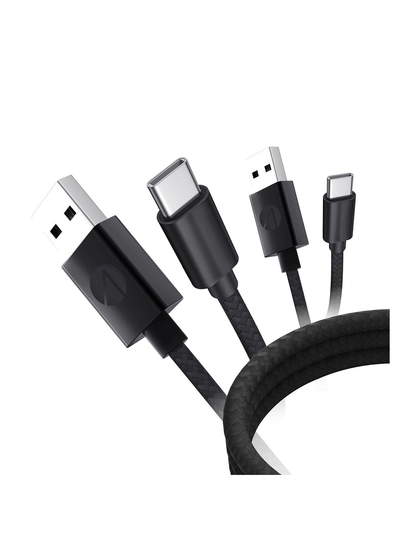 Stealth USB-C Charge and & Data Cables - Twin Pack for PSVR2 & PS5 ...
