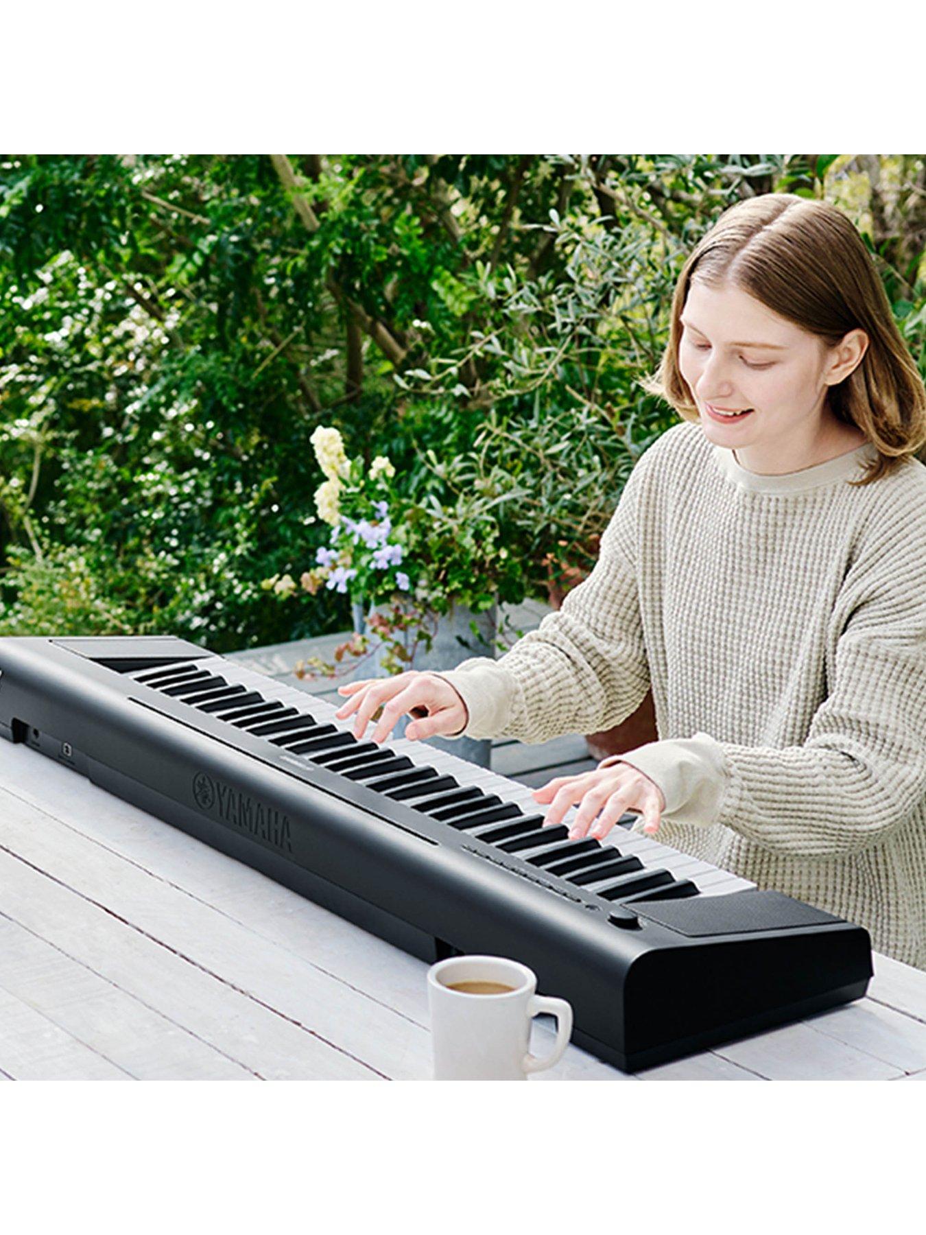 Yamaha NP15 Portable Piano Package - 61 Keys - Black | Littlewoods