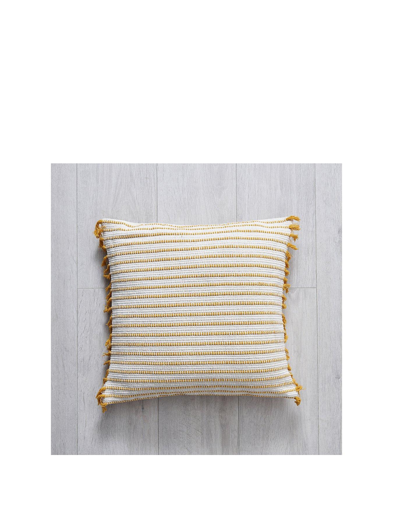 Very Home Cotton Stripe Cushion | littlewoods.com