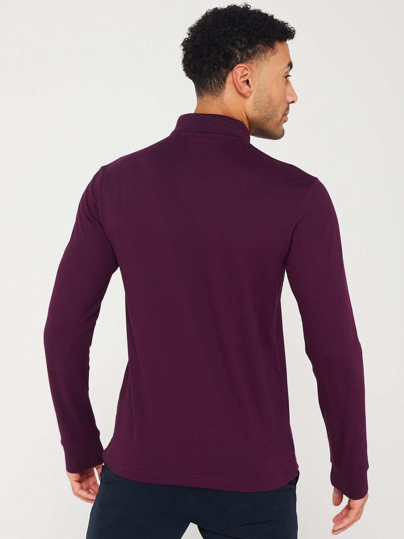 Boss Passerby Slim Fit Long Sleeve Polo Shirt