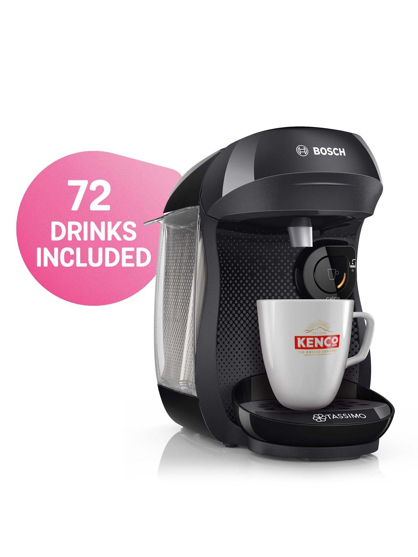 Tassimo Happy Pod Coffee Machine TAS1002GB7 & Kenco/Cadbury Drinks ...