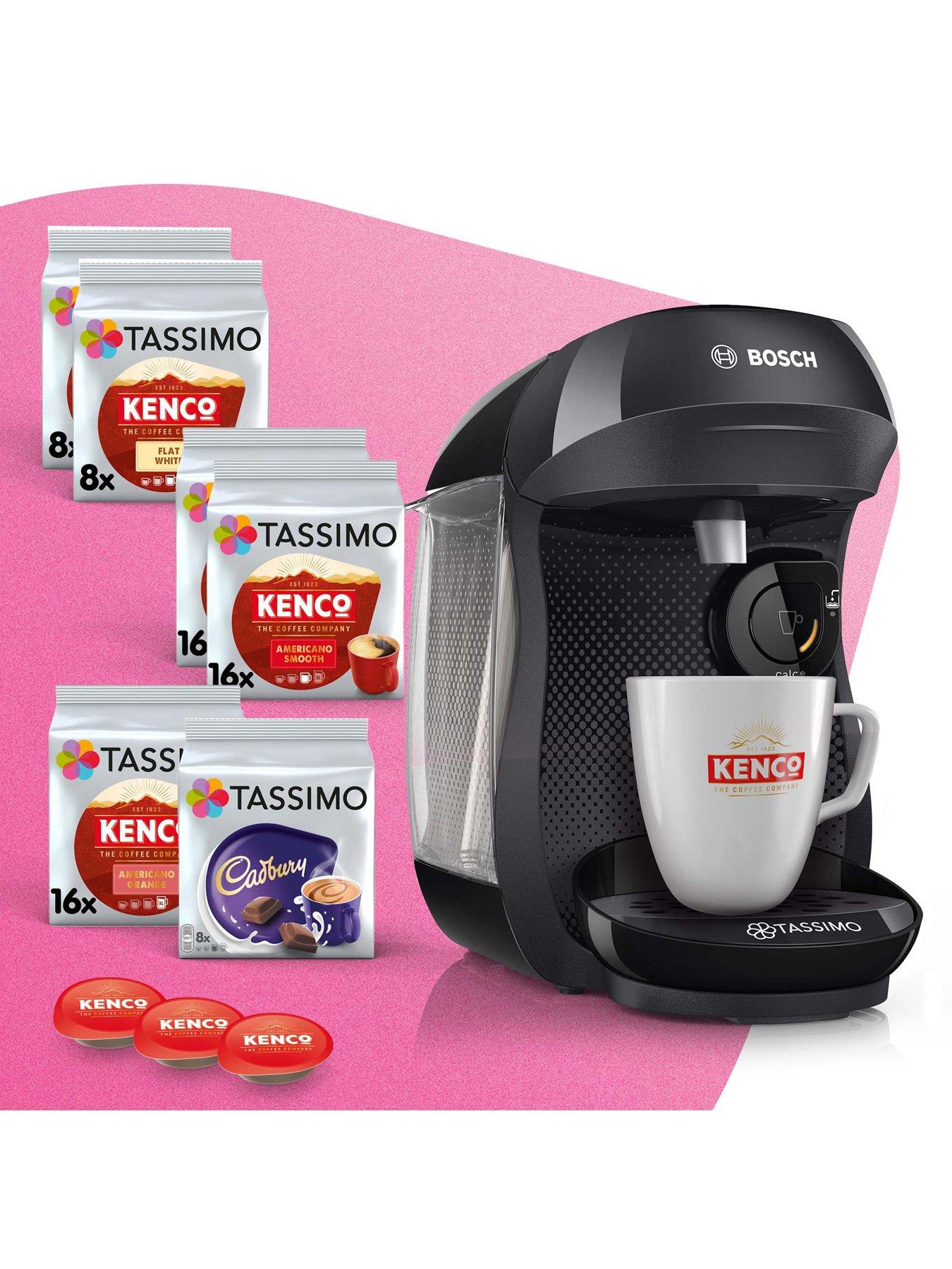 Tassimo Happy Pod Coffee Machine TAS1002GB7 & Kenco/Cadbury Drinks ...