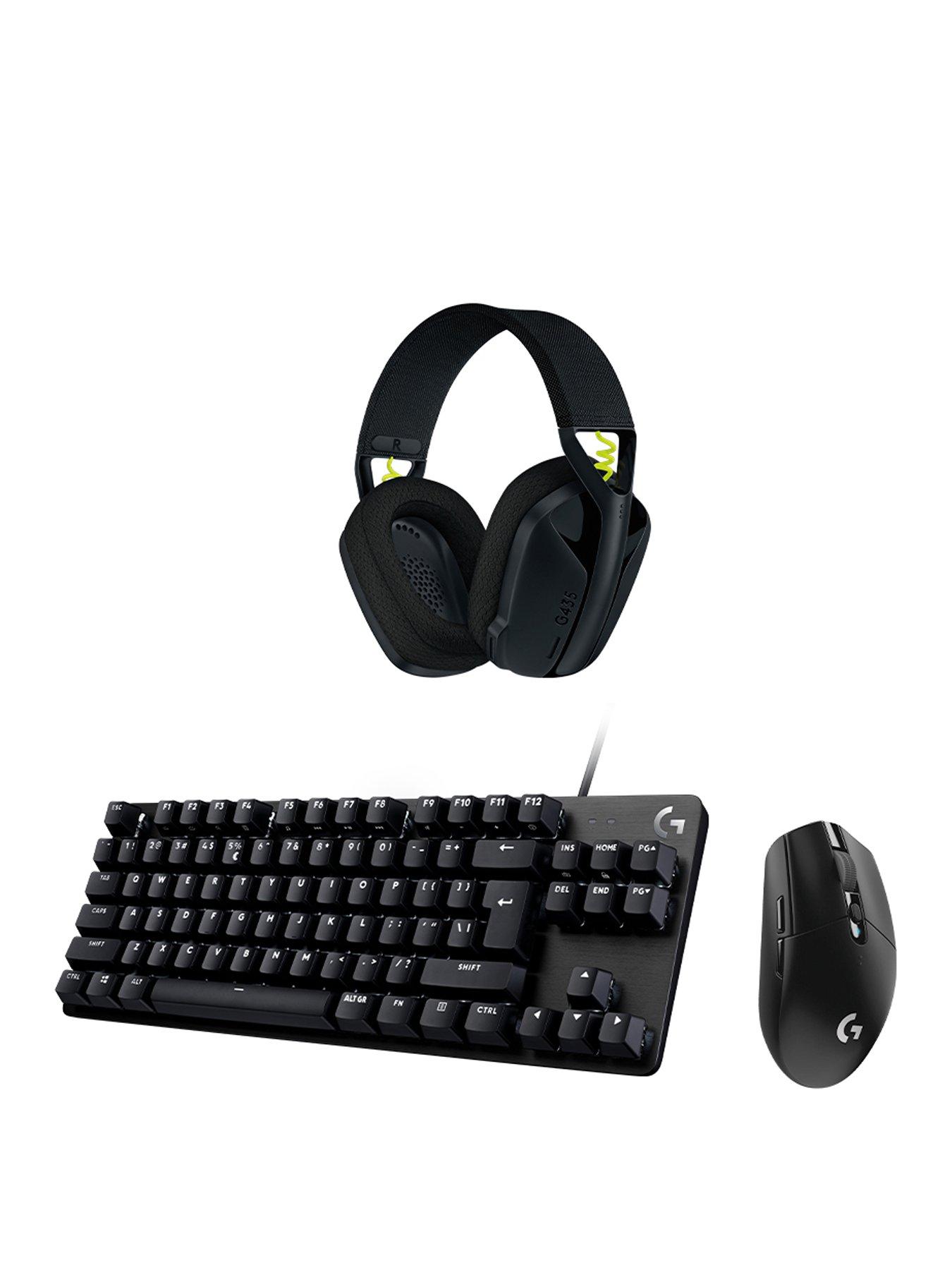 LogitechG PC Gaming Bundle - Gaming Headset, Keyboard & Mouse ...