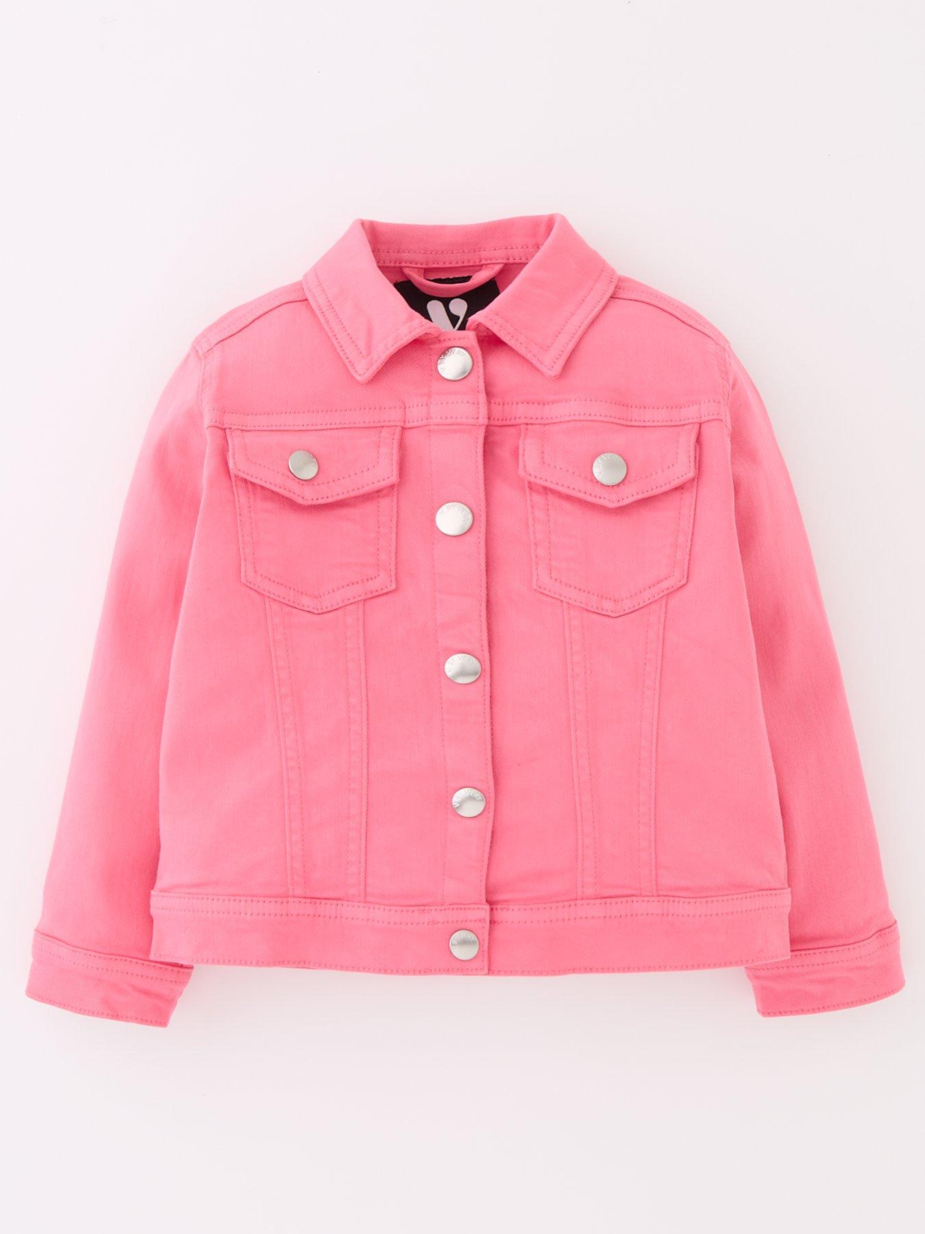 Mini V by Very Girls Pink Denim Jacket | littlewoods.com