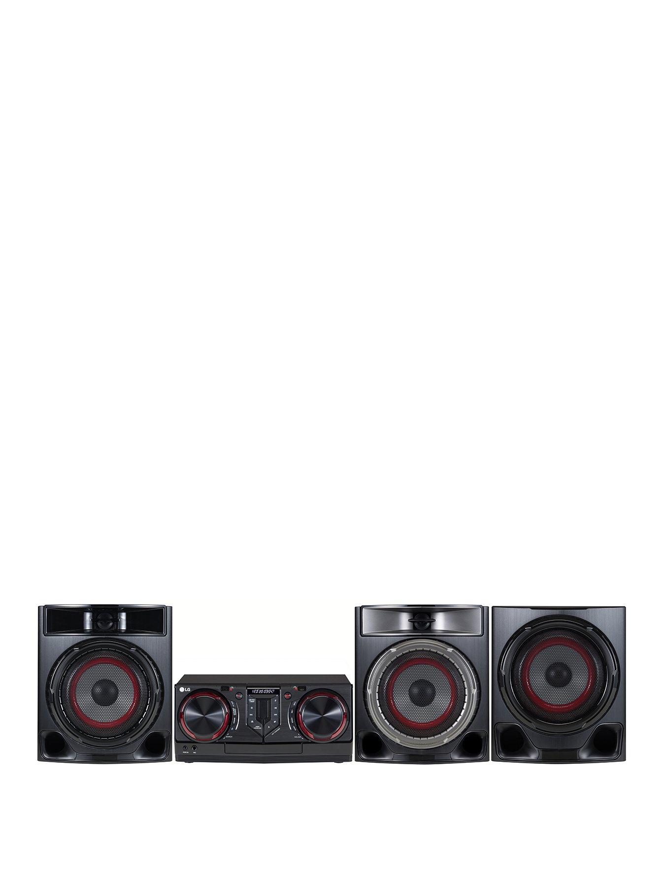 LG XBOOM CJ45 720W Mini HiFi System with Bluetooth | littlewoods.com
