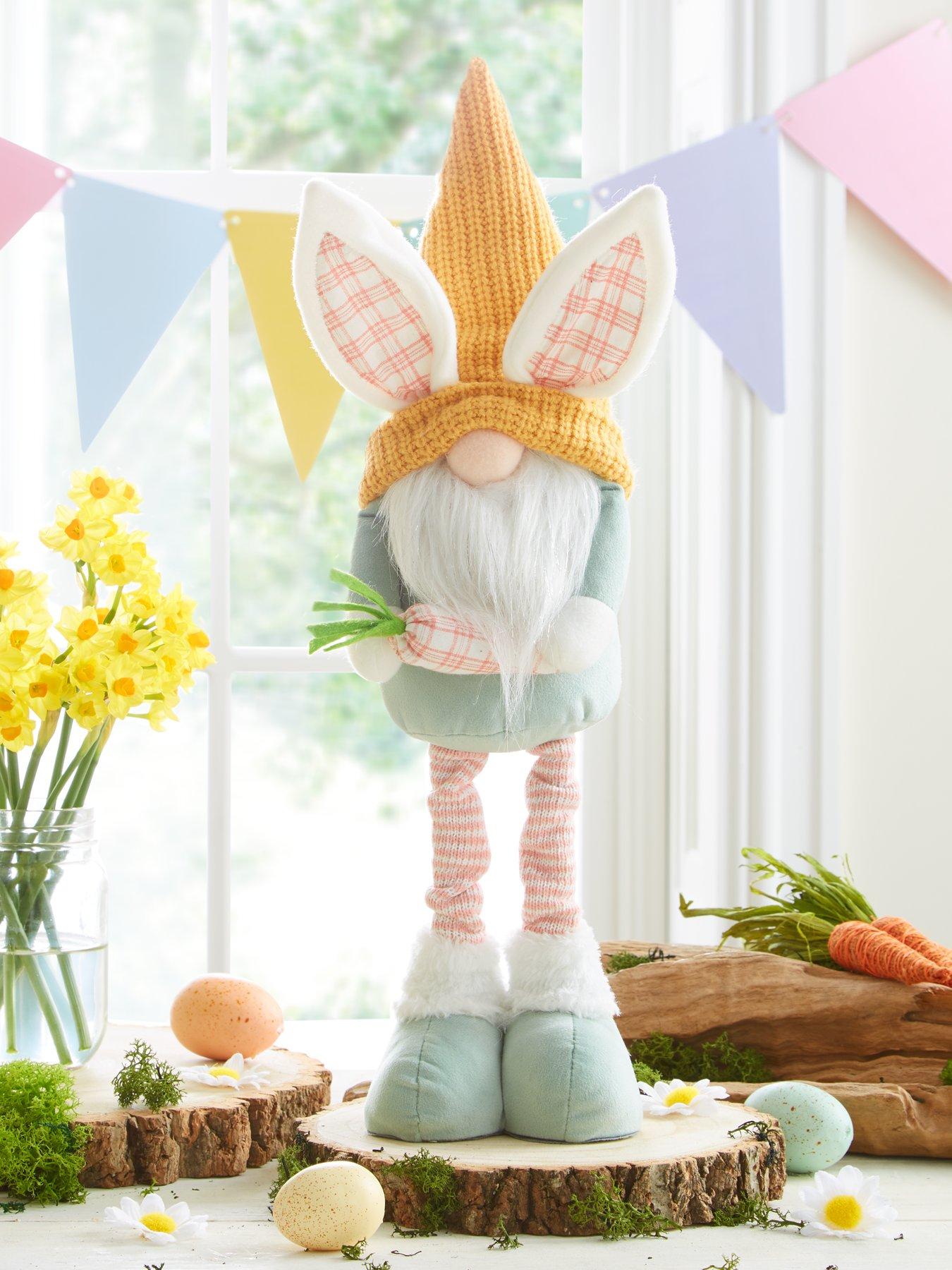 Very Home 48cm Spring/ Easter Gonk with Rabbit Ears and Carrot ...