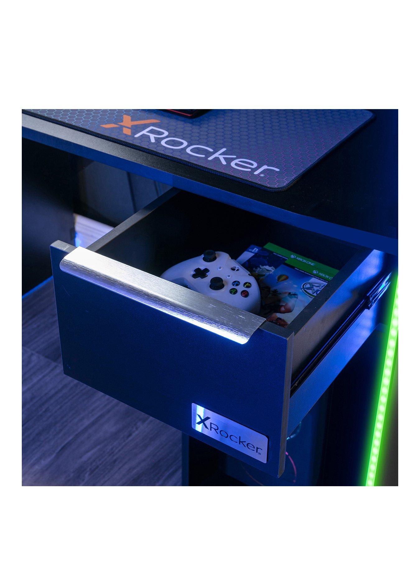 X Rocker Xrocker Electra Desk With Neo Motion App Lighting Control And ...
