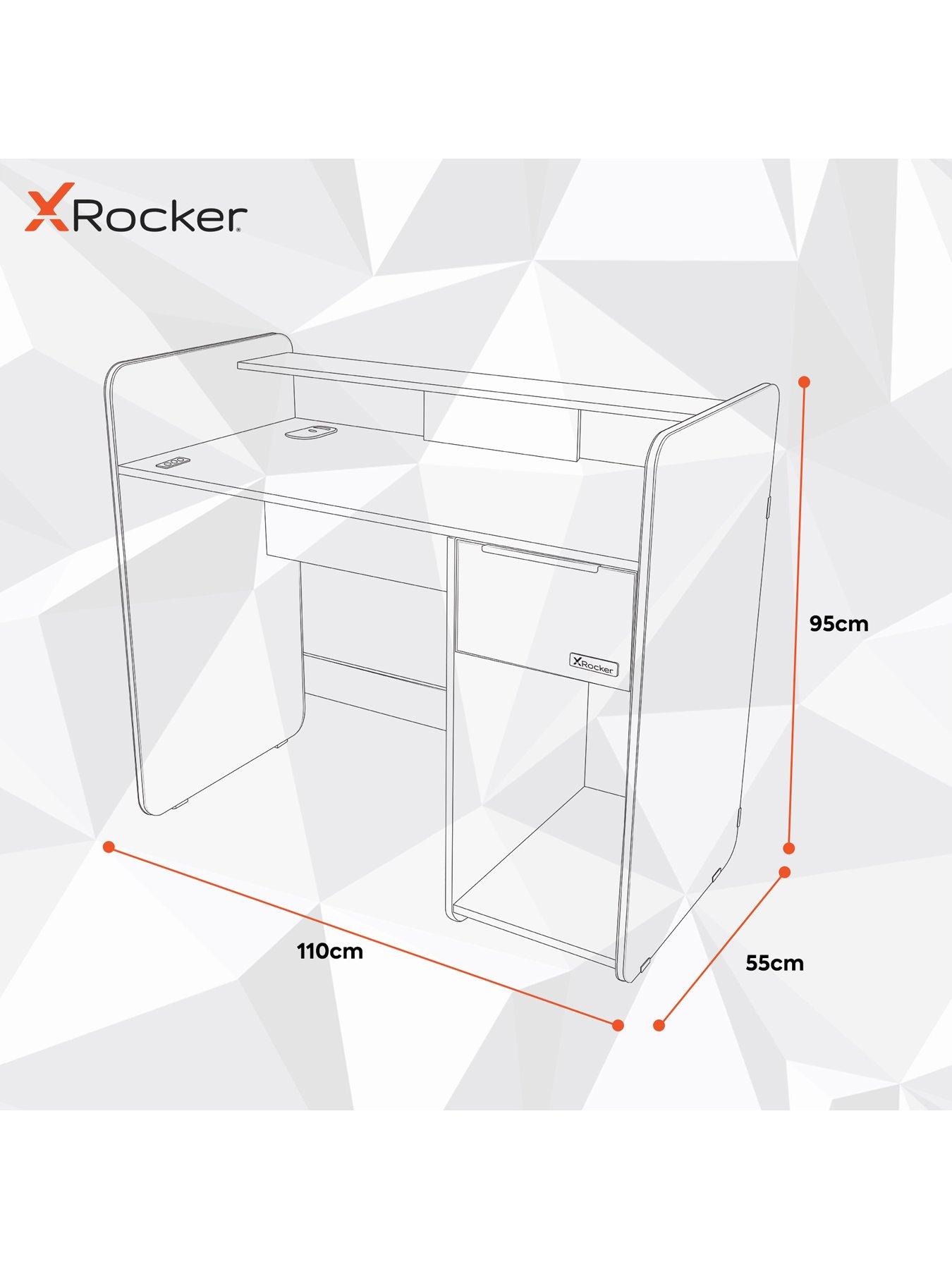 X Rocker Xrocker Electra Desk With Neo Motion App Lighting Control And ...