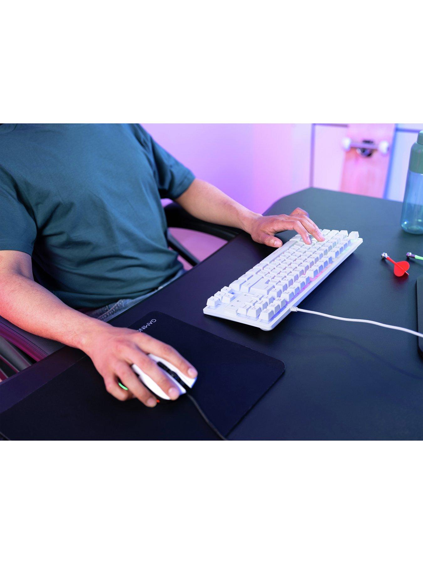 Trust GXT 833W Thado TKL Illuminated PC Gaming Keyboard - White ...