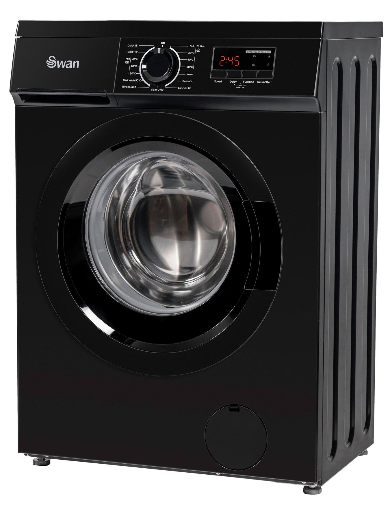 Swan SW75110B 7kg 1200 Spin Freestanding Washing Machine - Black ...