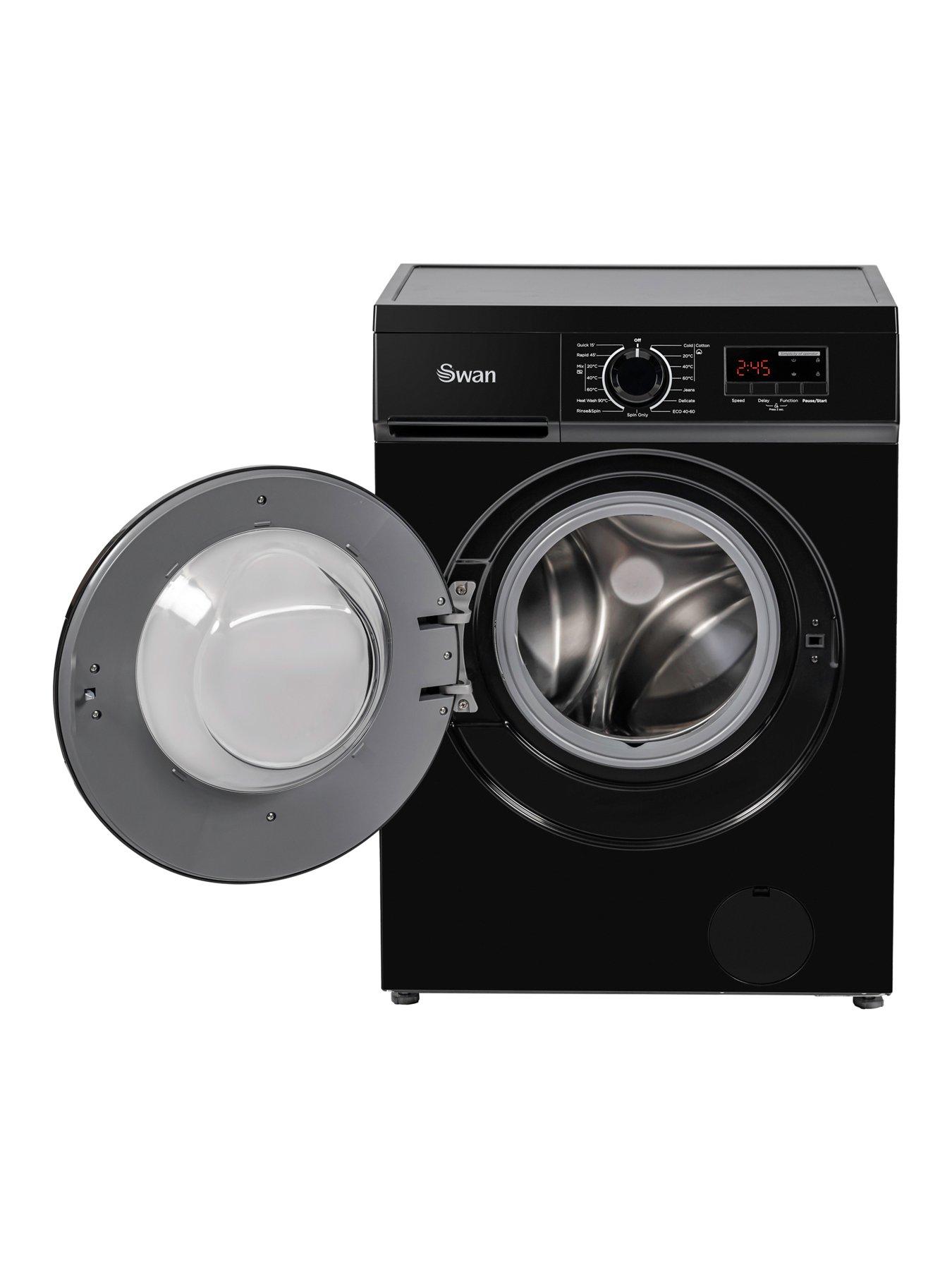 Swan SW75110B 7kg 1200 Spin Freestanding Washing Machine - Black ...