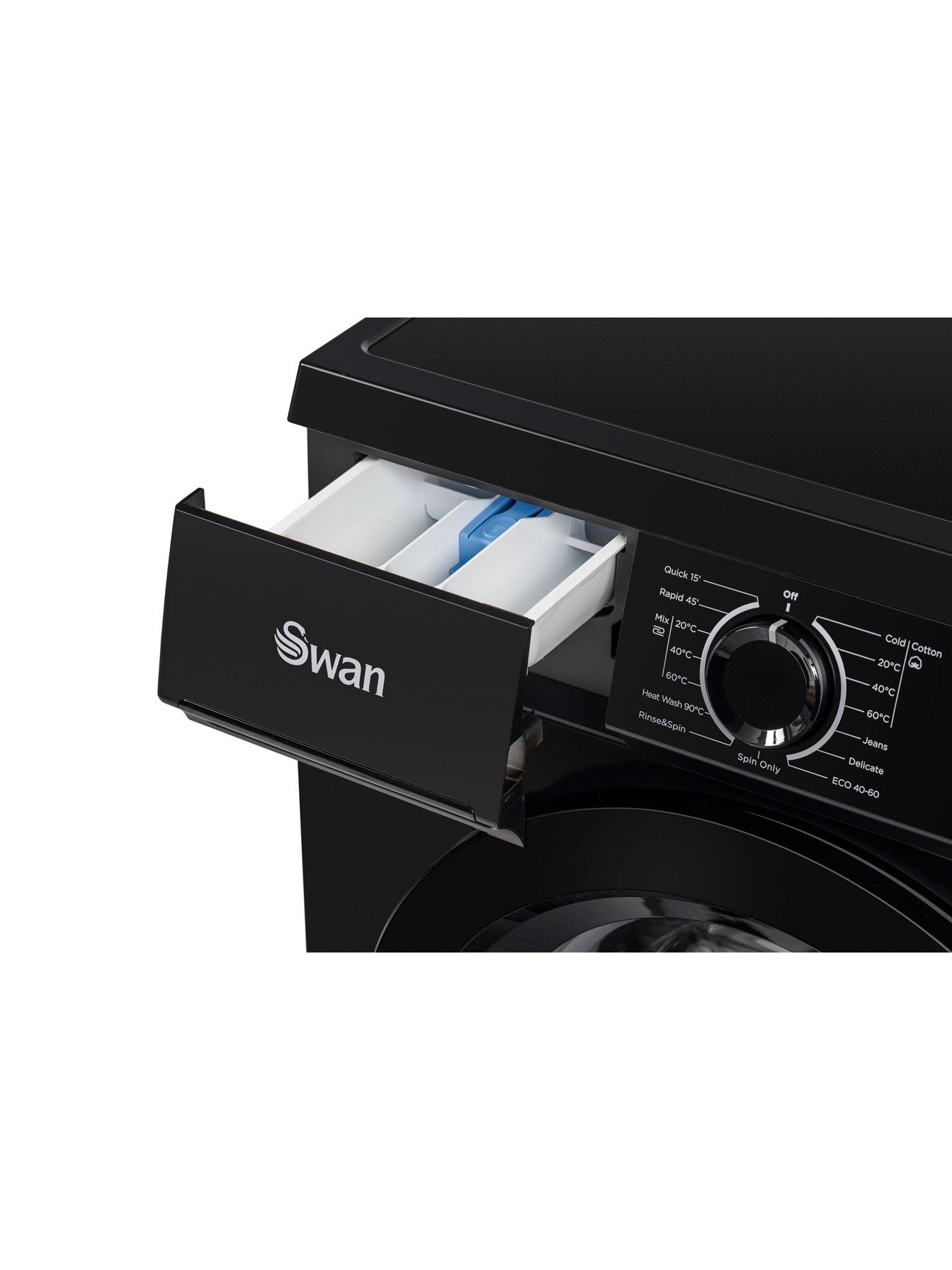 Swan SW75110B 7kg 1200 Spin Freestanding Washing Machine - Black ...