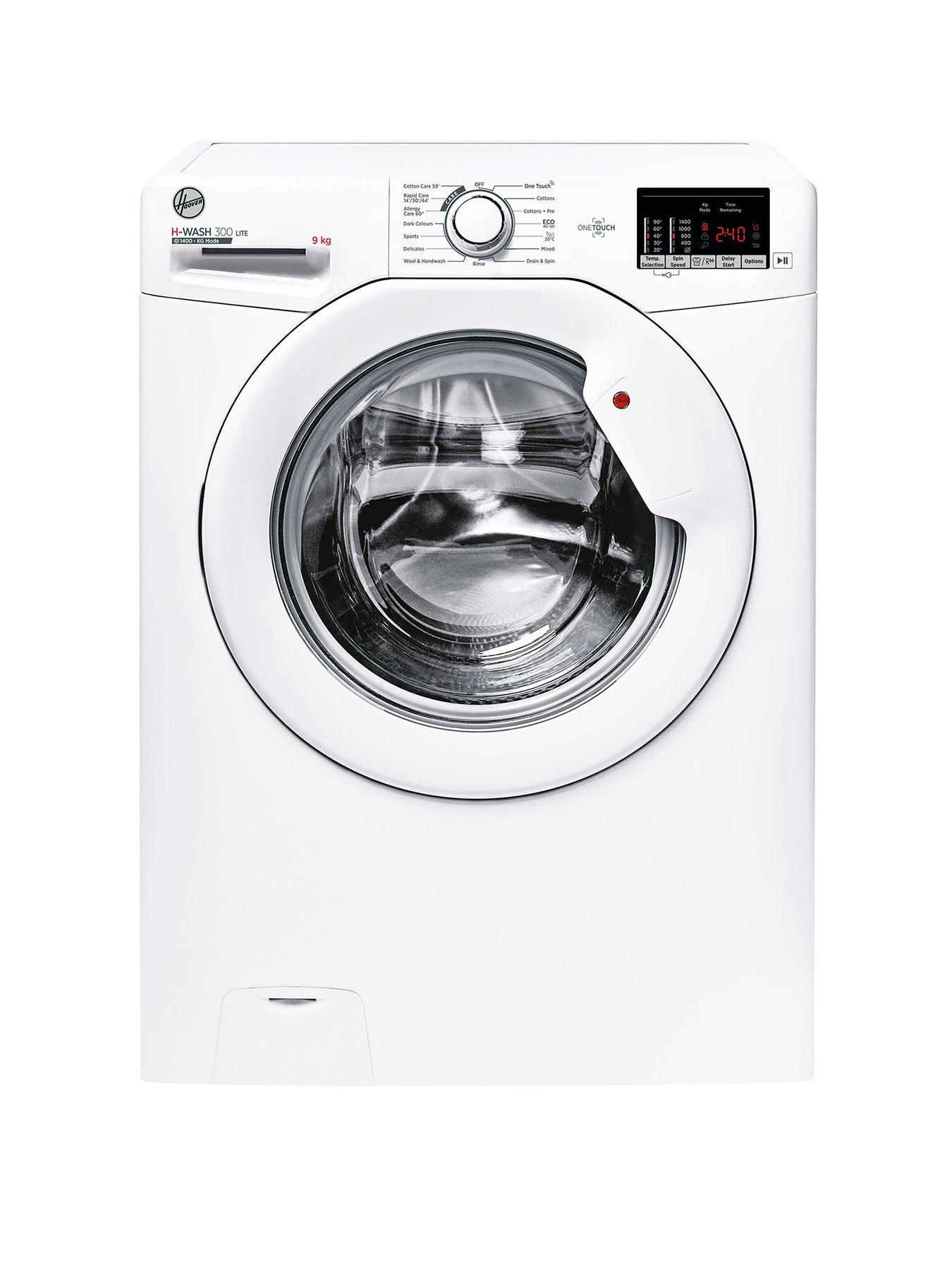 Hoover H3W492DA4/1-80 Washing Machine, 9kg, 1400 spin - White | Littlewoods