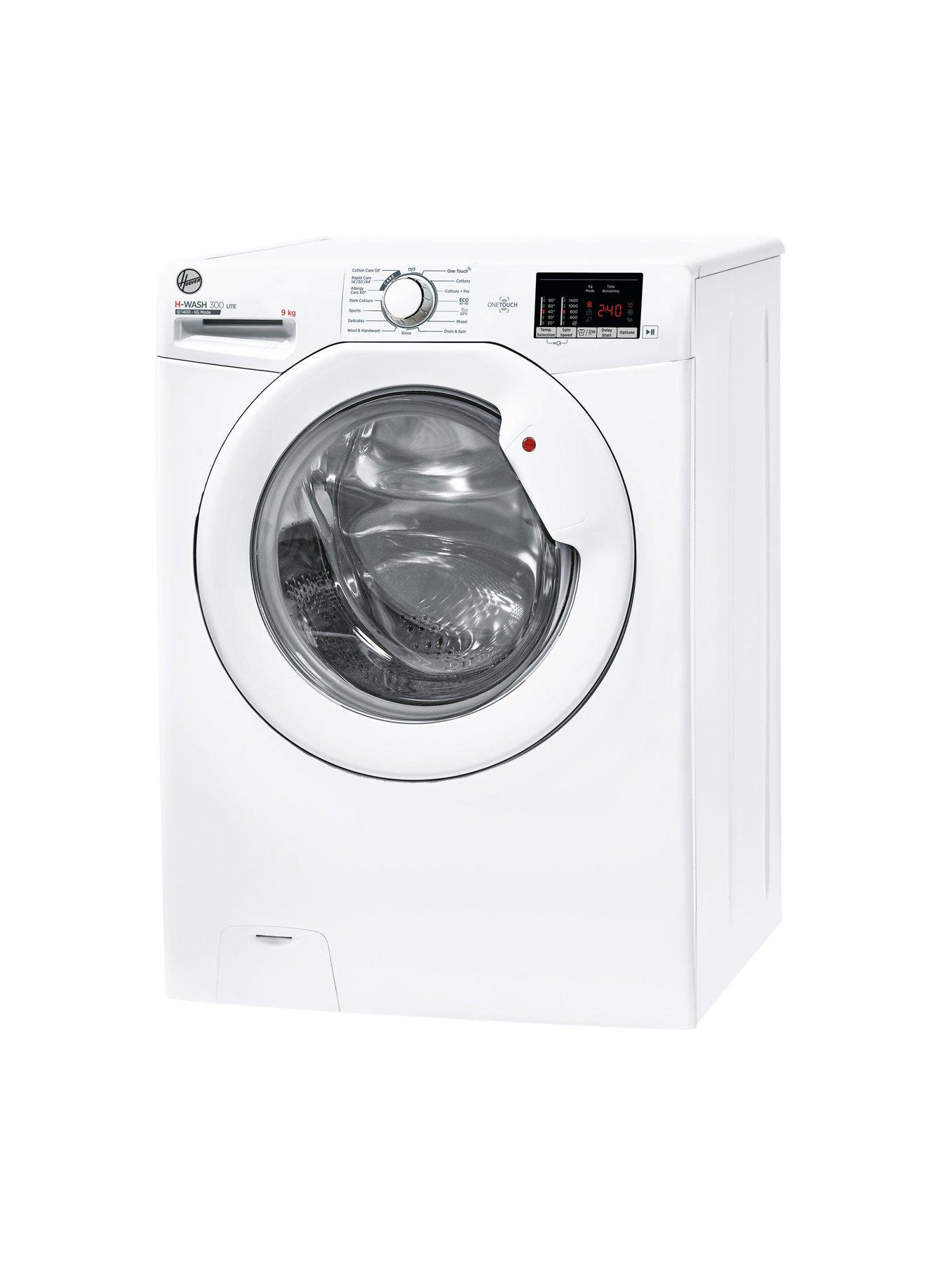 Hoover H3W492DA4/1-80 Washing Machine, 9kg, 1400 spin - White | Littlewoods