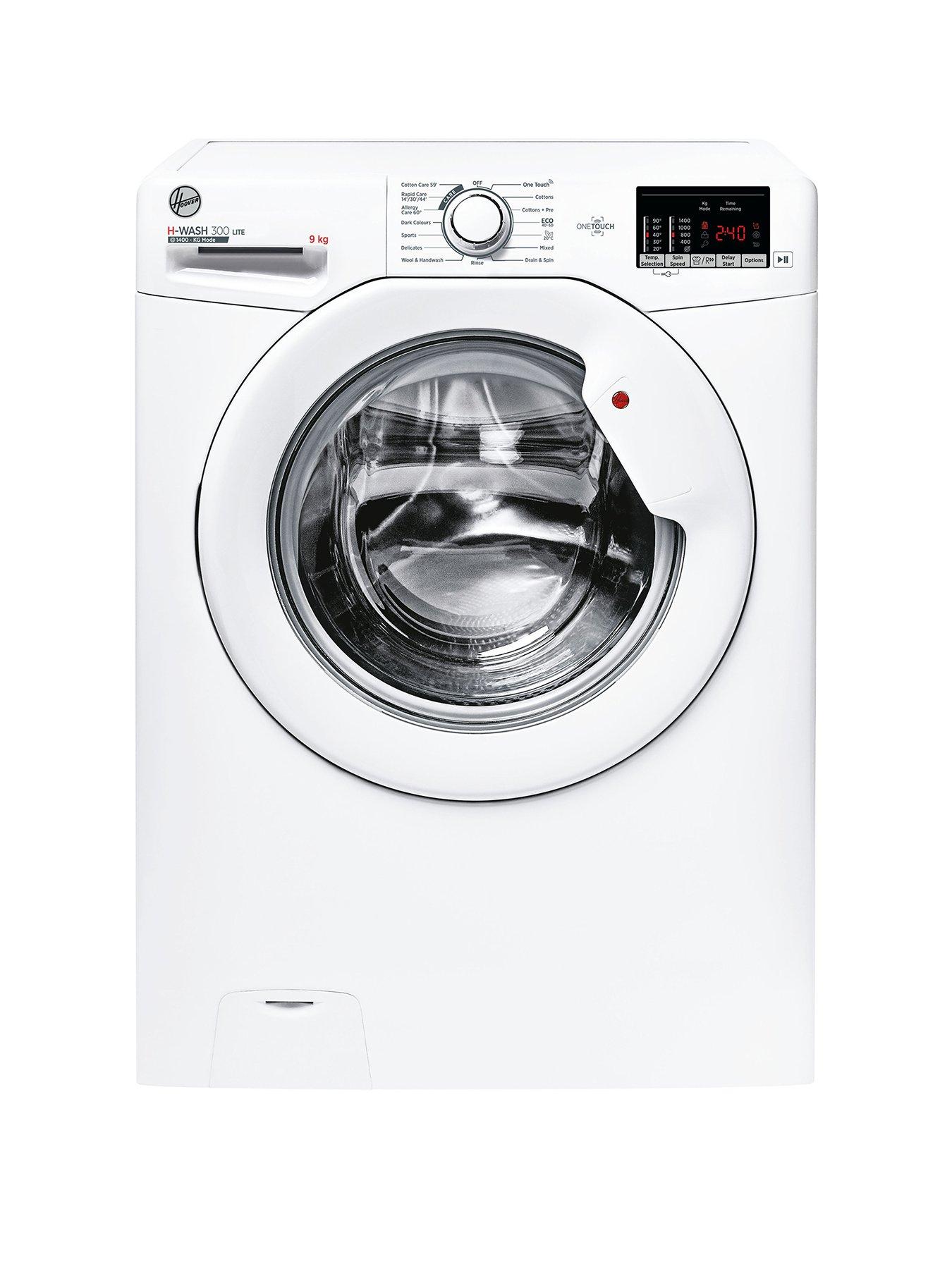 Hoover H-WASH 300 LITE H3W492DA4/1-80 9kg Load, 1400 Spin Washing ...