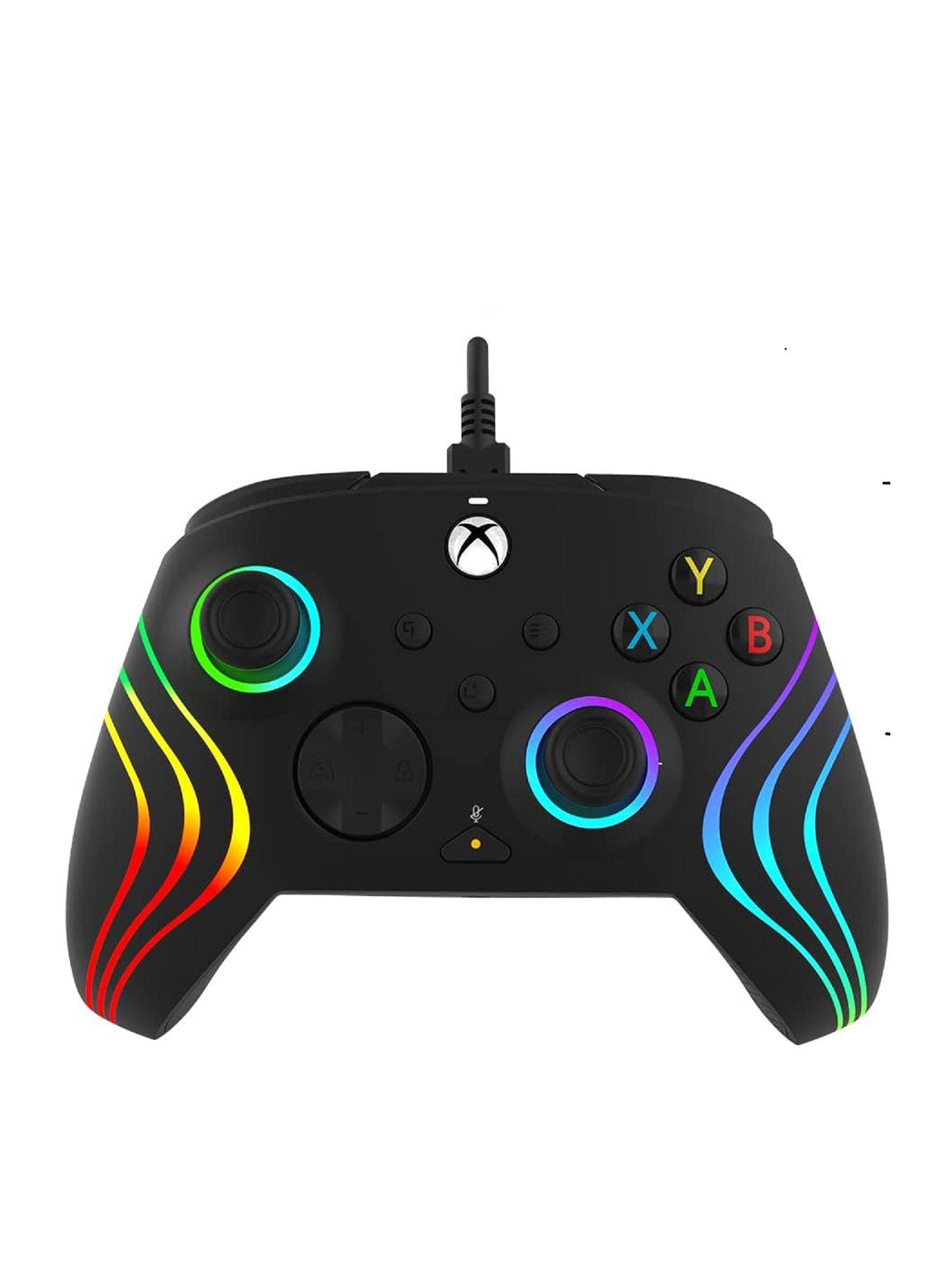pdp Afterglow Wave Wired Controller Black | littlewoods.com