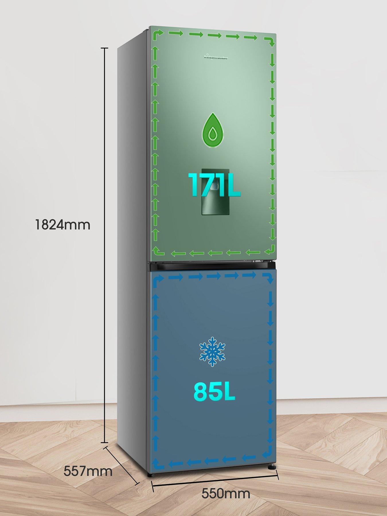 Fridgemaster MC55251DES 55cm Wide, Total No Frost, Freestanding Fridge ...