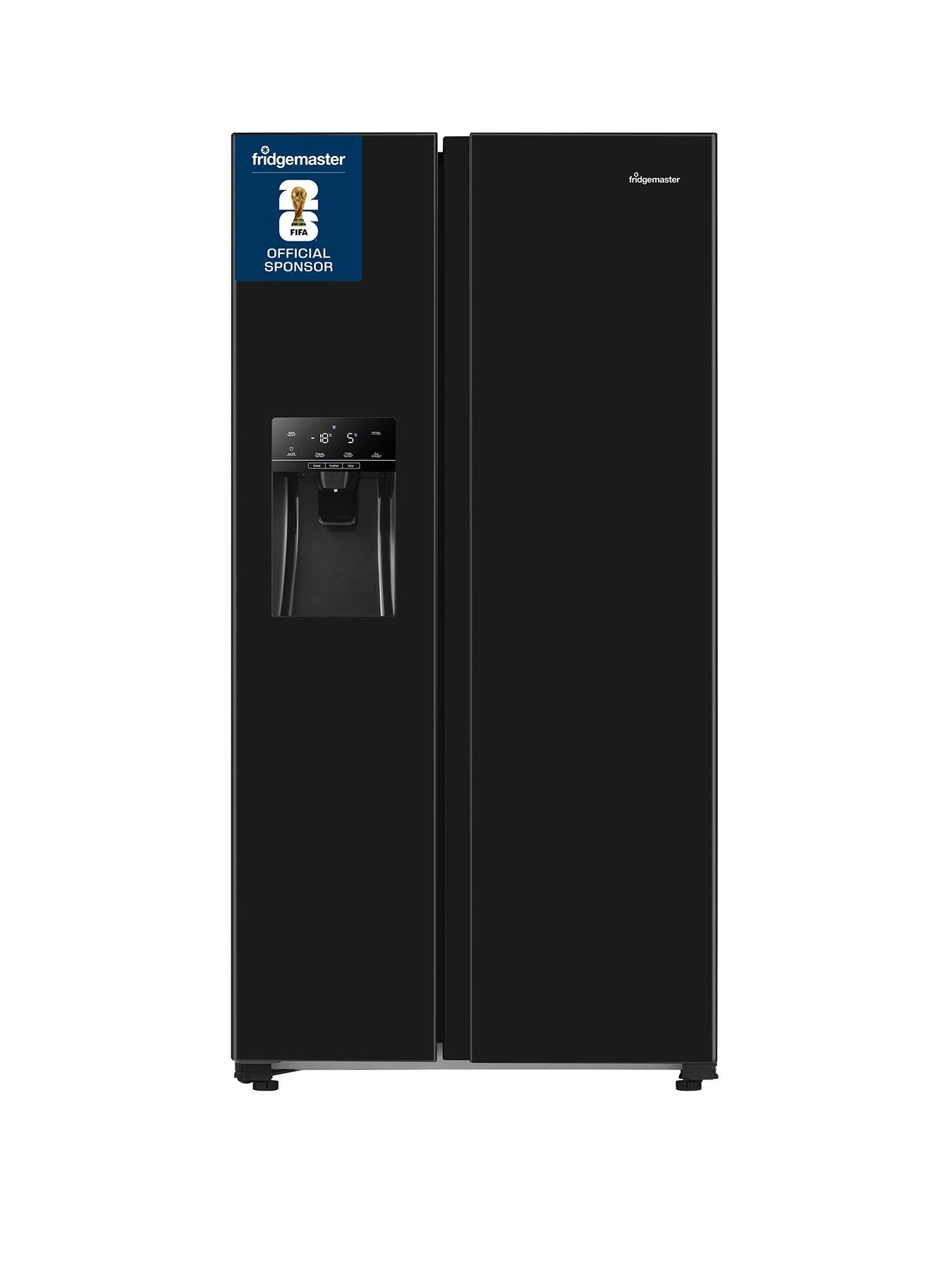 Fridgemaster MS91500IEB 90cm Wide Side by Side, Water and Ice, American ...