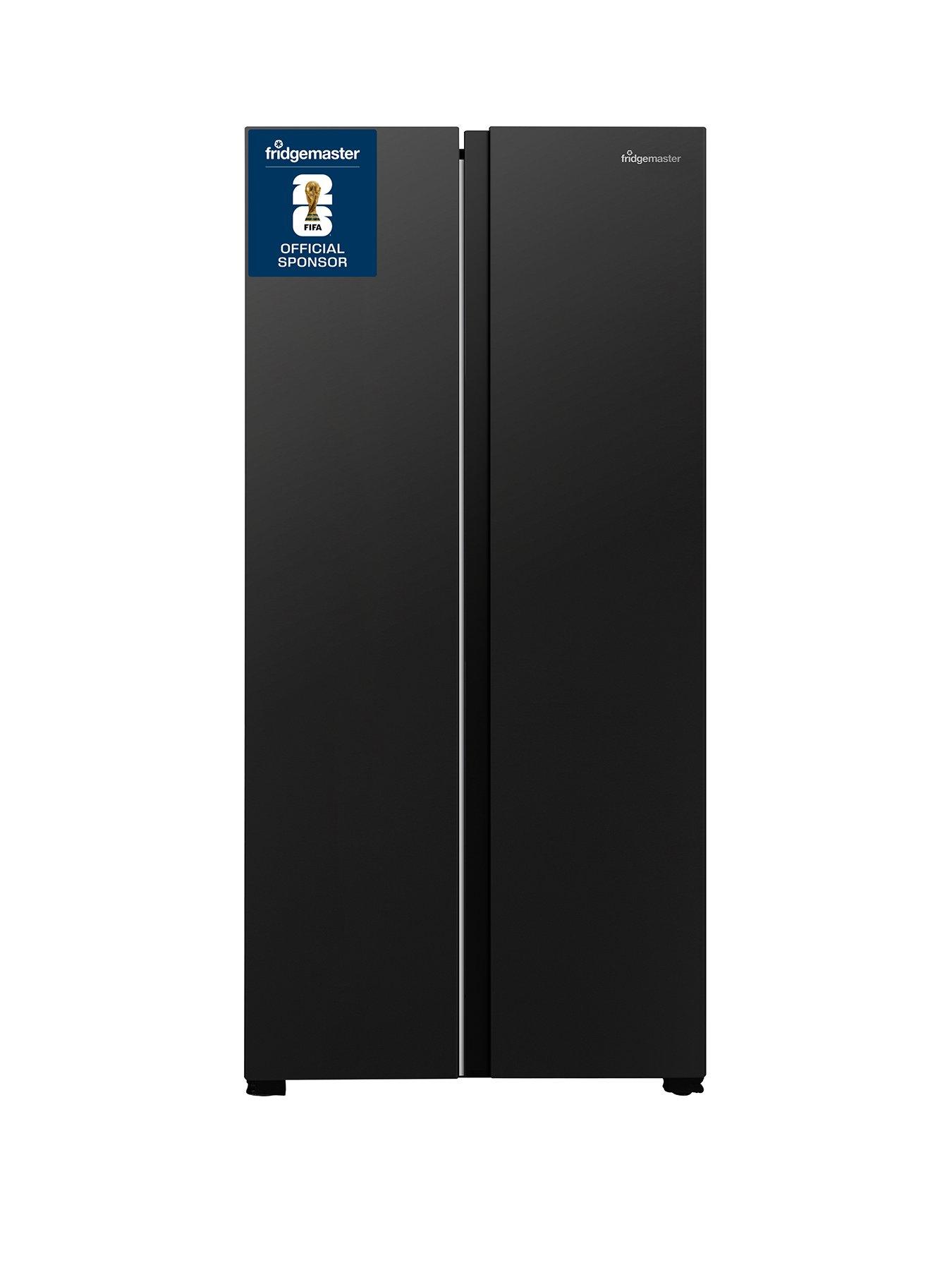 Fridgemaster MS83430EB 80cm Wide Side by Side, American Fridge Freezer ...