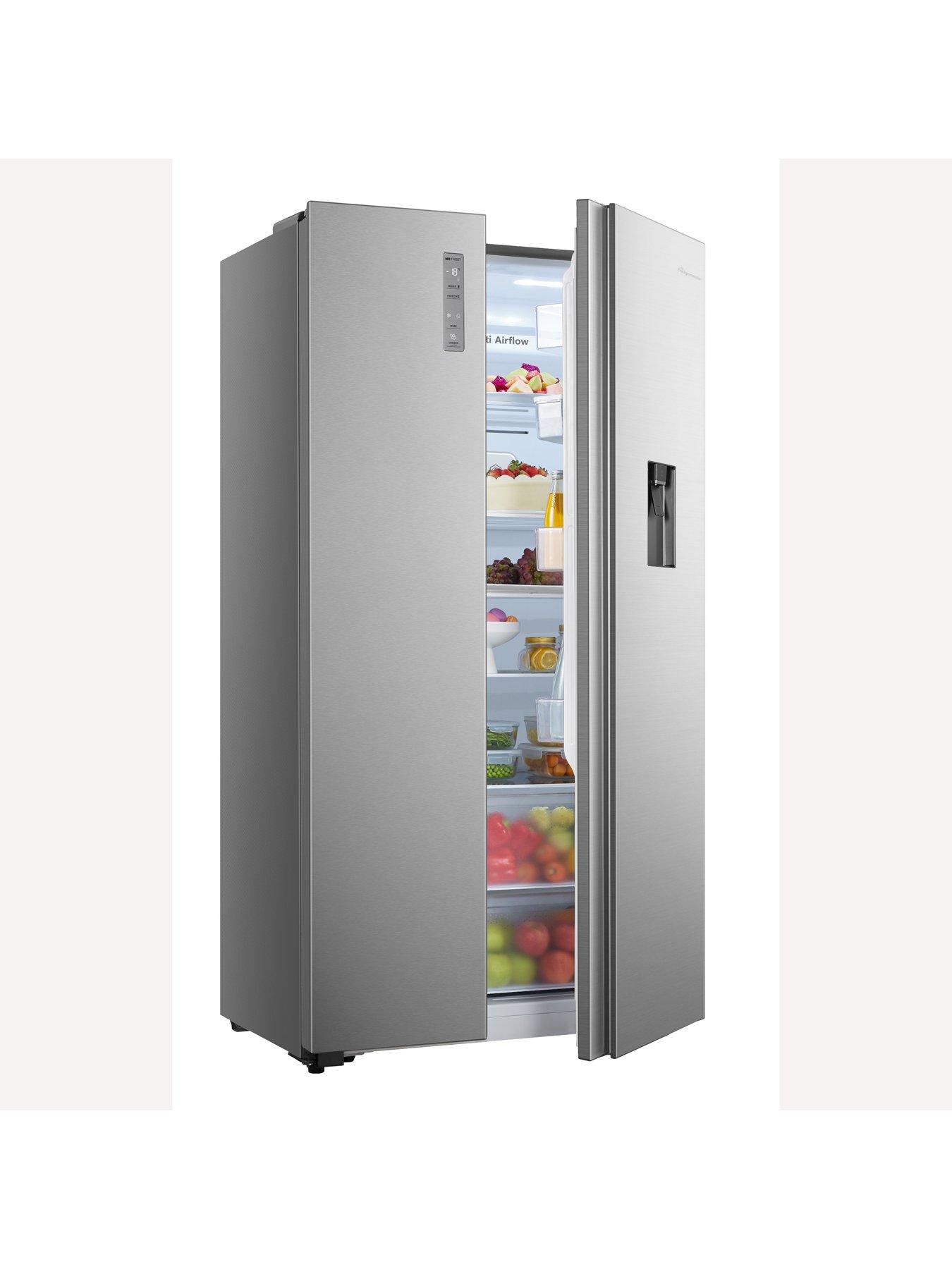 Fridgemaster MS91520DES 90cm Wide, Side-by-Side, American-Style Fridge ...