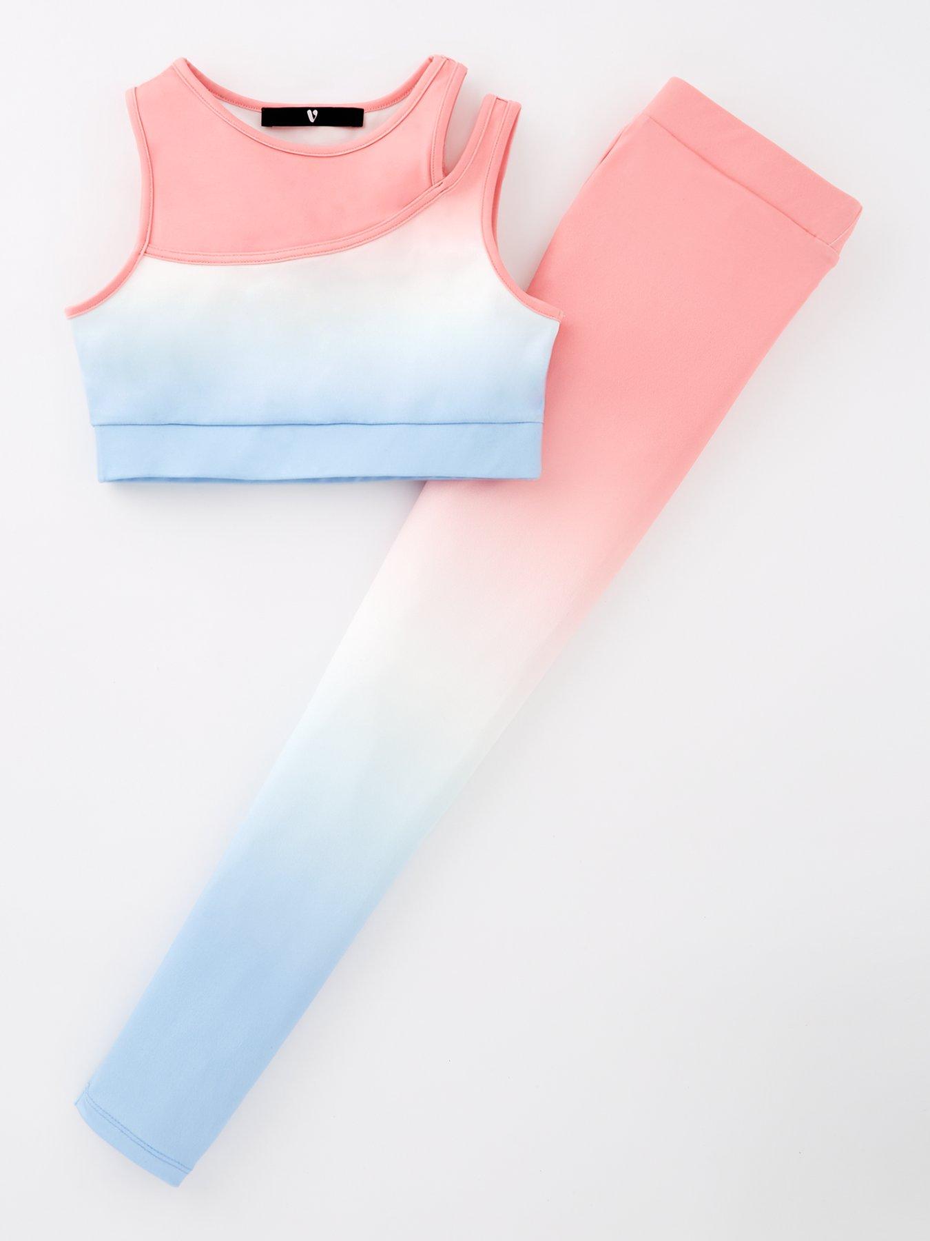 V by Very Girls 2 Piece Active Set - Multi | littlewoods.com