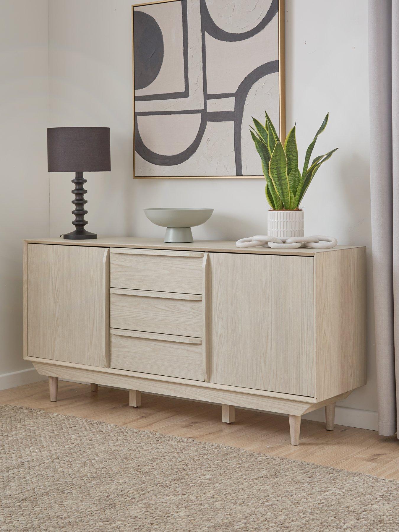 Marcel 2 Door 3 Drawer Sideboard Oak
