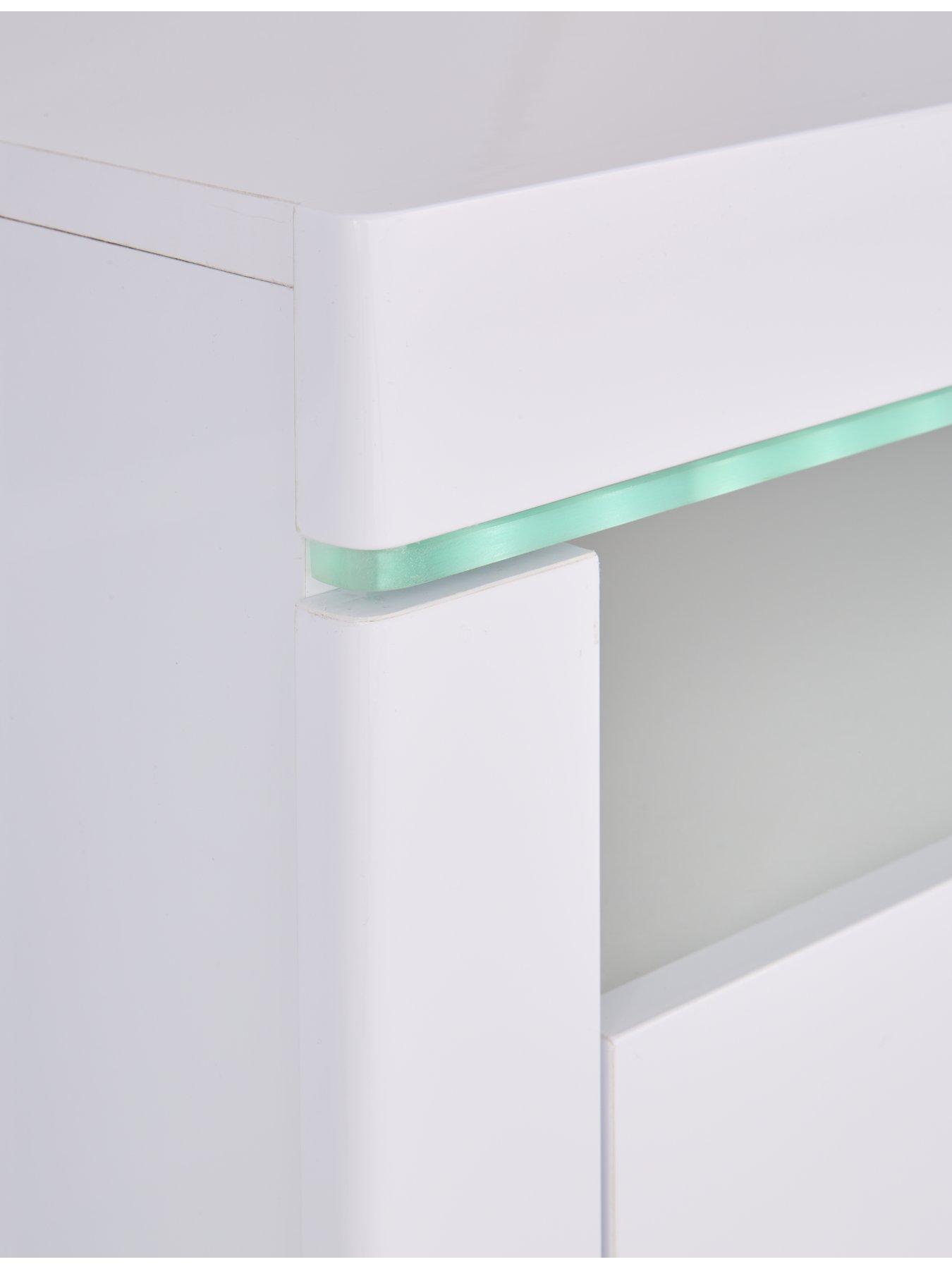 Very Home Atlantic High Gloss TV Unit with LED Light (fits up to 65 ...