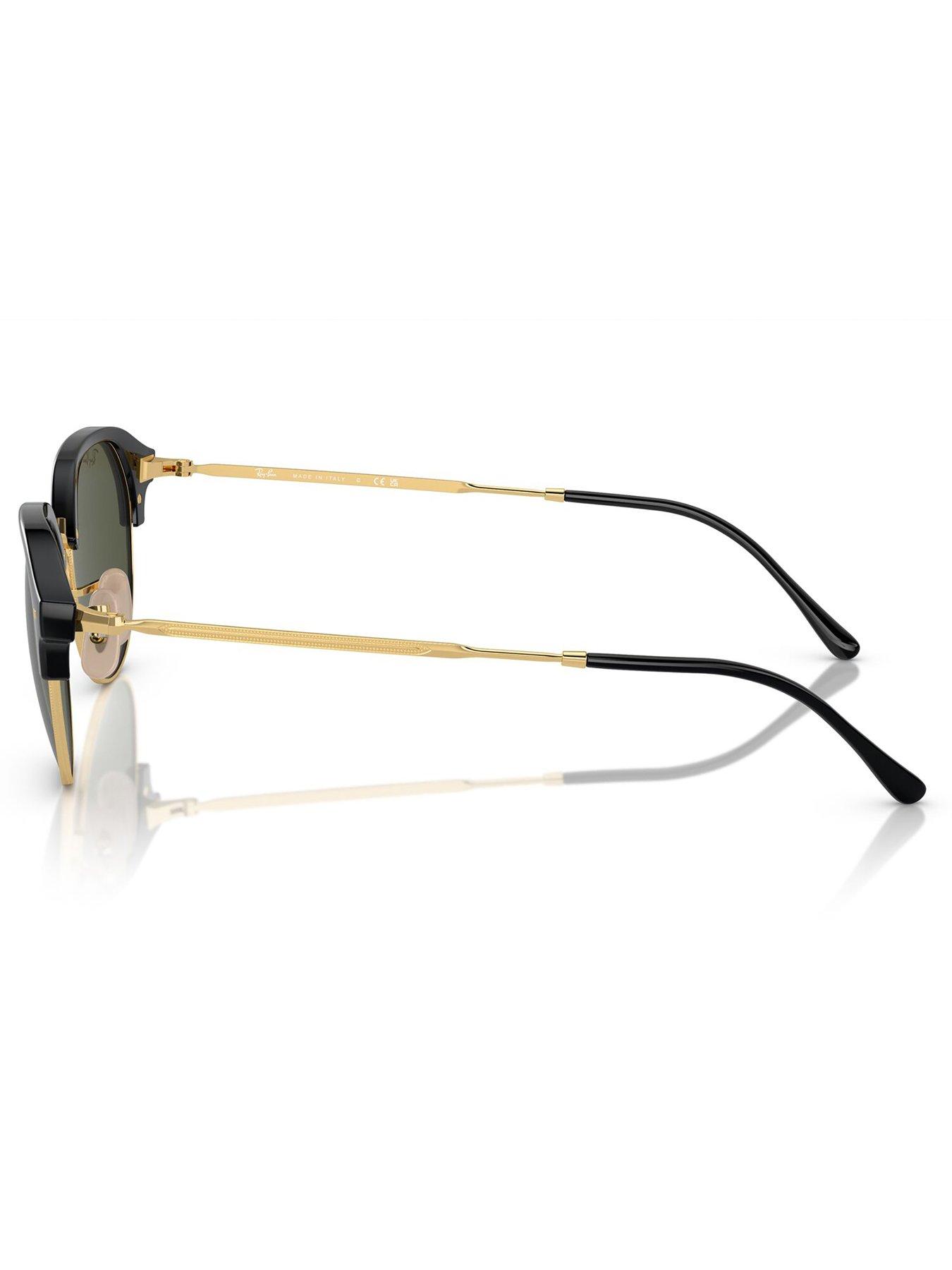 Ray-Ban Ray Ban Semi-rimless Sunglasses - Black On Arista | littlewoods.com