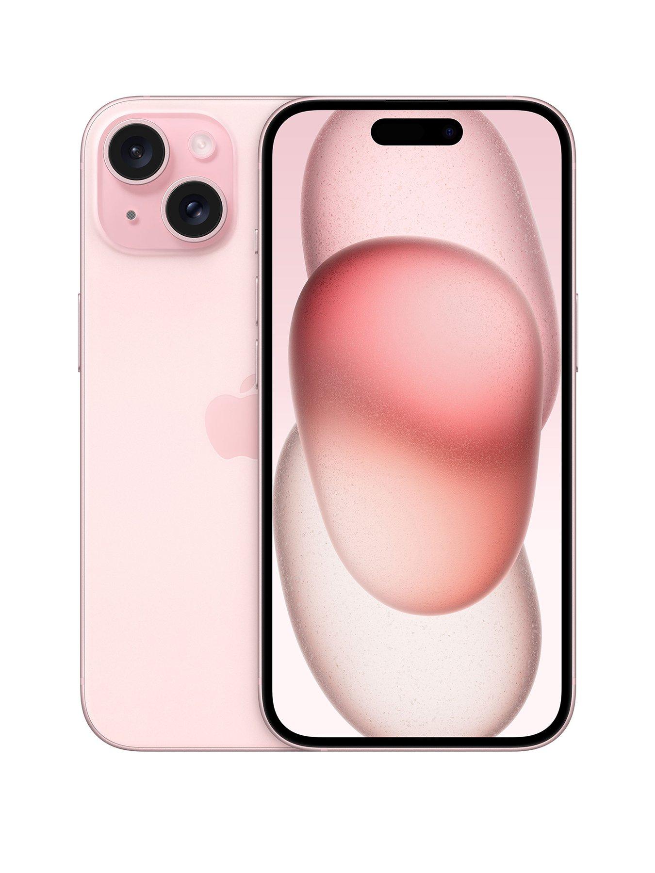 Apple iPhone 15, 128Gb - Pink | littlewoods.com