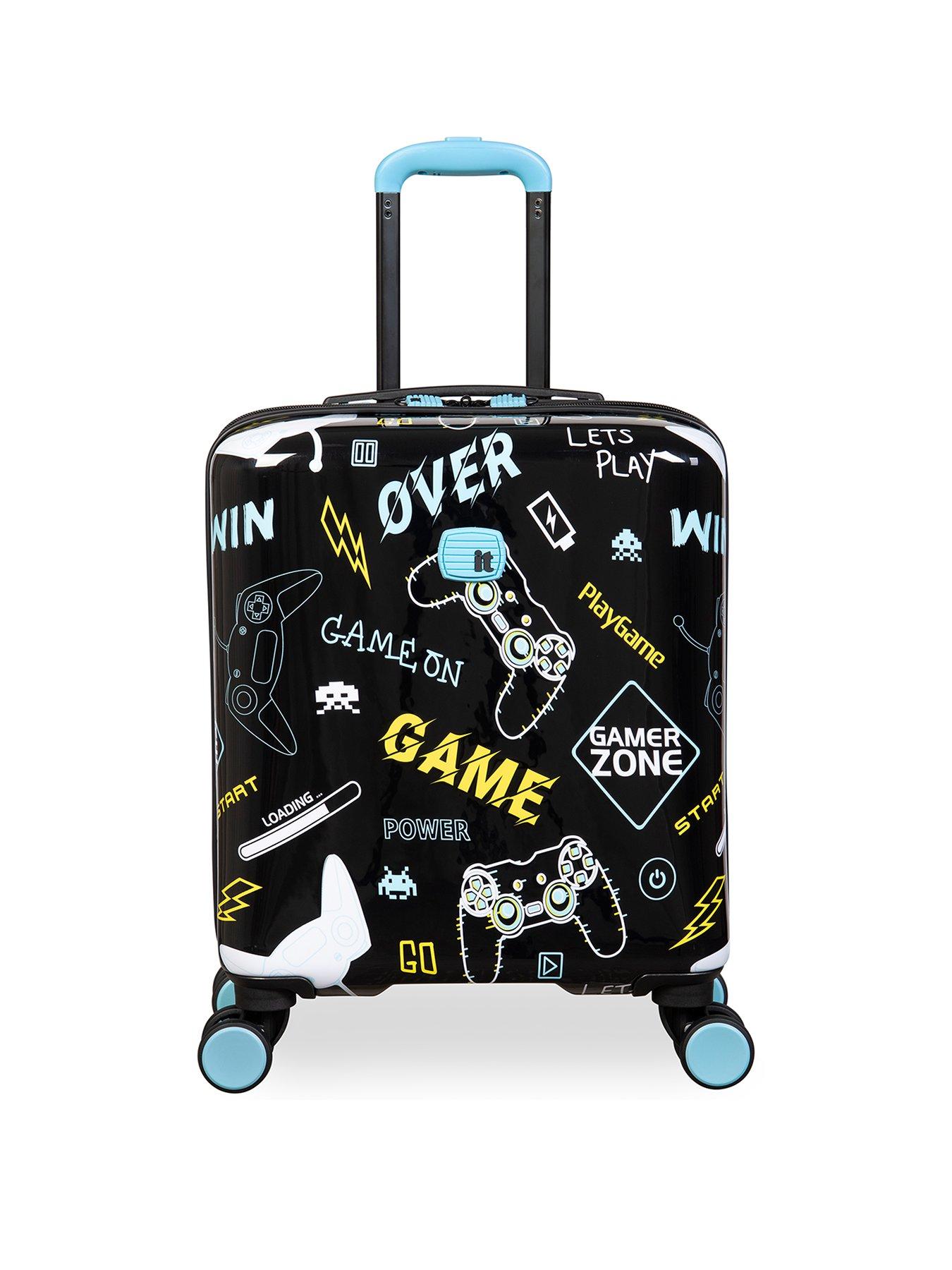 it Luggage Liquified Video Games Kiddies Underseat Suitcase | Littlewoods