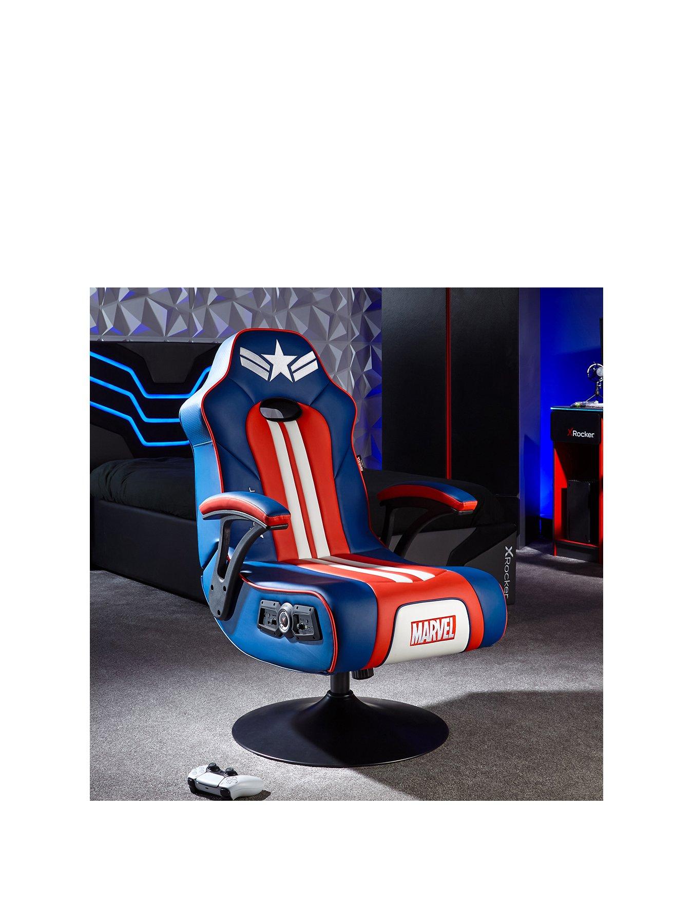 X Rocker Marvel Elite 2.1 Bluetooth Audio Gaming Chair with Vibration ...