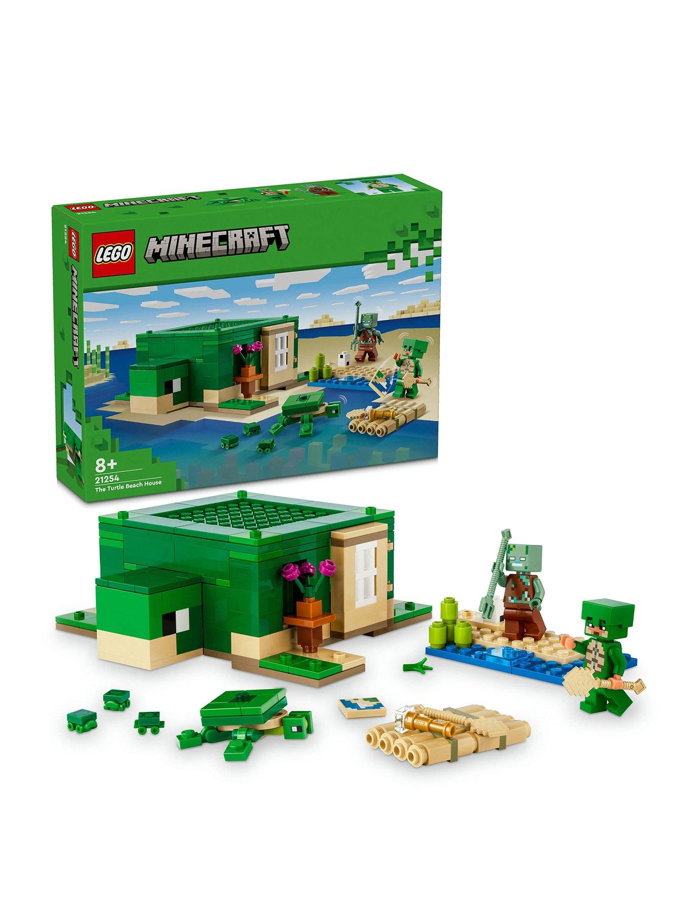 LEGO Minecraft The Turtle Beach House Model 21254 | Littlewoods