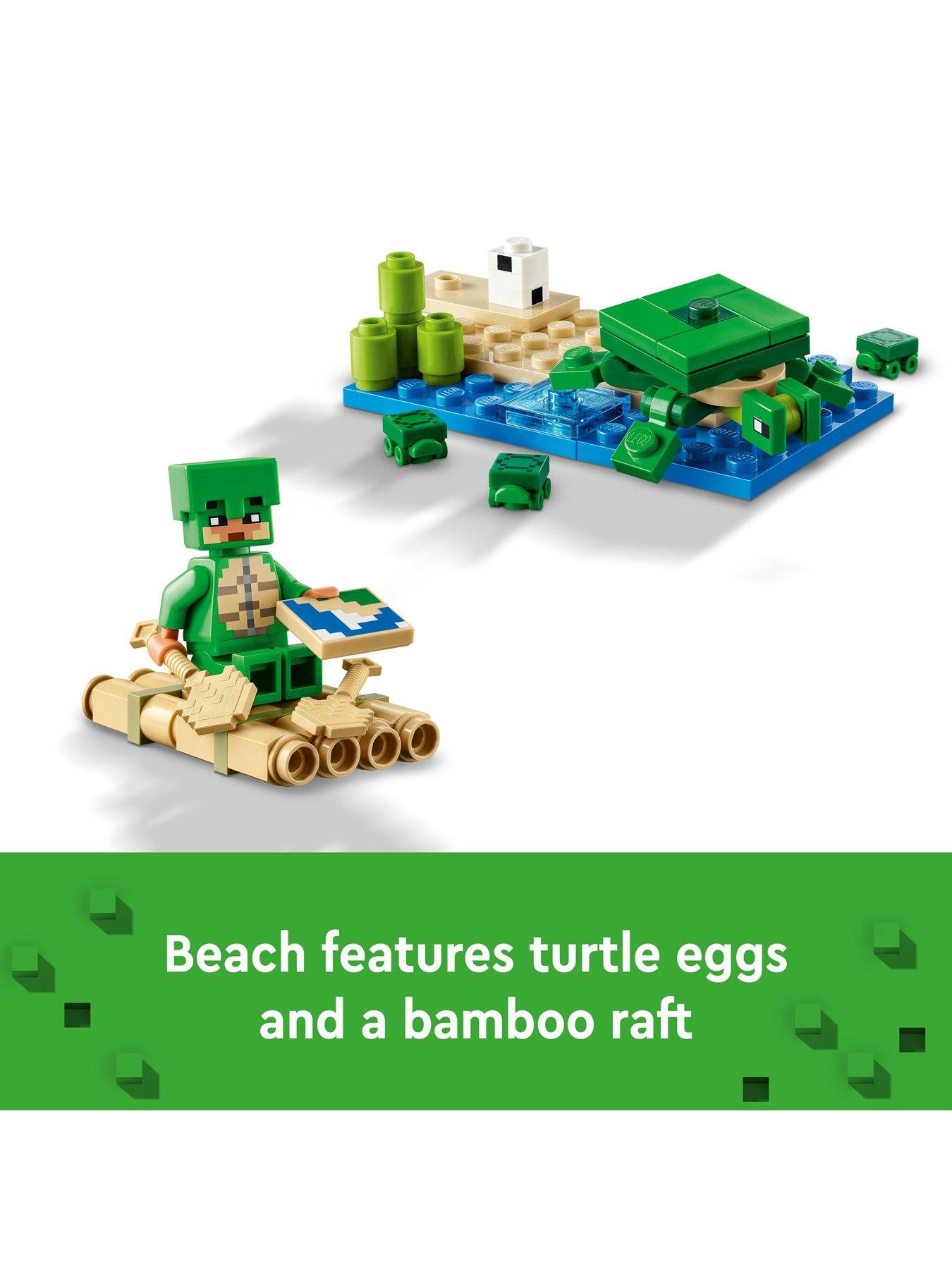 LEGO Minecraft The Turtle Beach House Model 21254 | Littlewoods