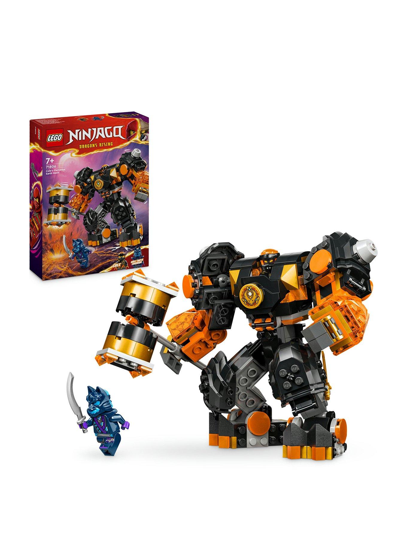 LEGO Ninjago Cole’s Elemental Earth Mech Action Figure 71806 ...