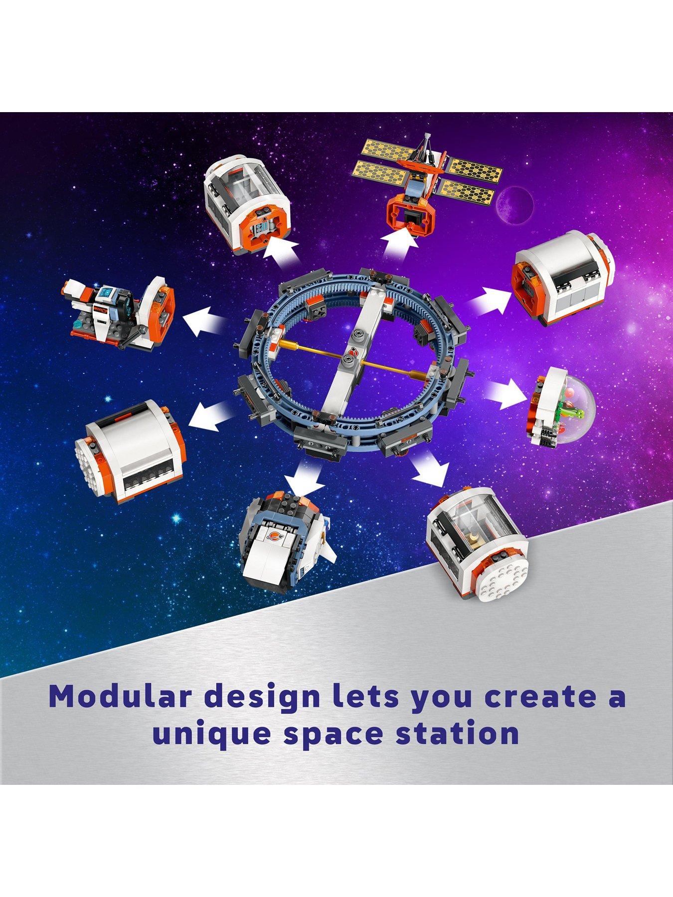 LEGO City Modular Space Station with Space Shuttle Toy 60433 | Littlewoods