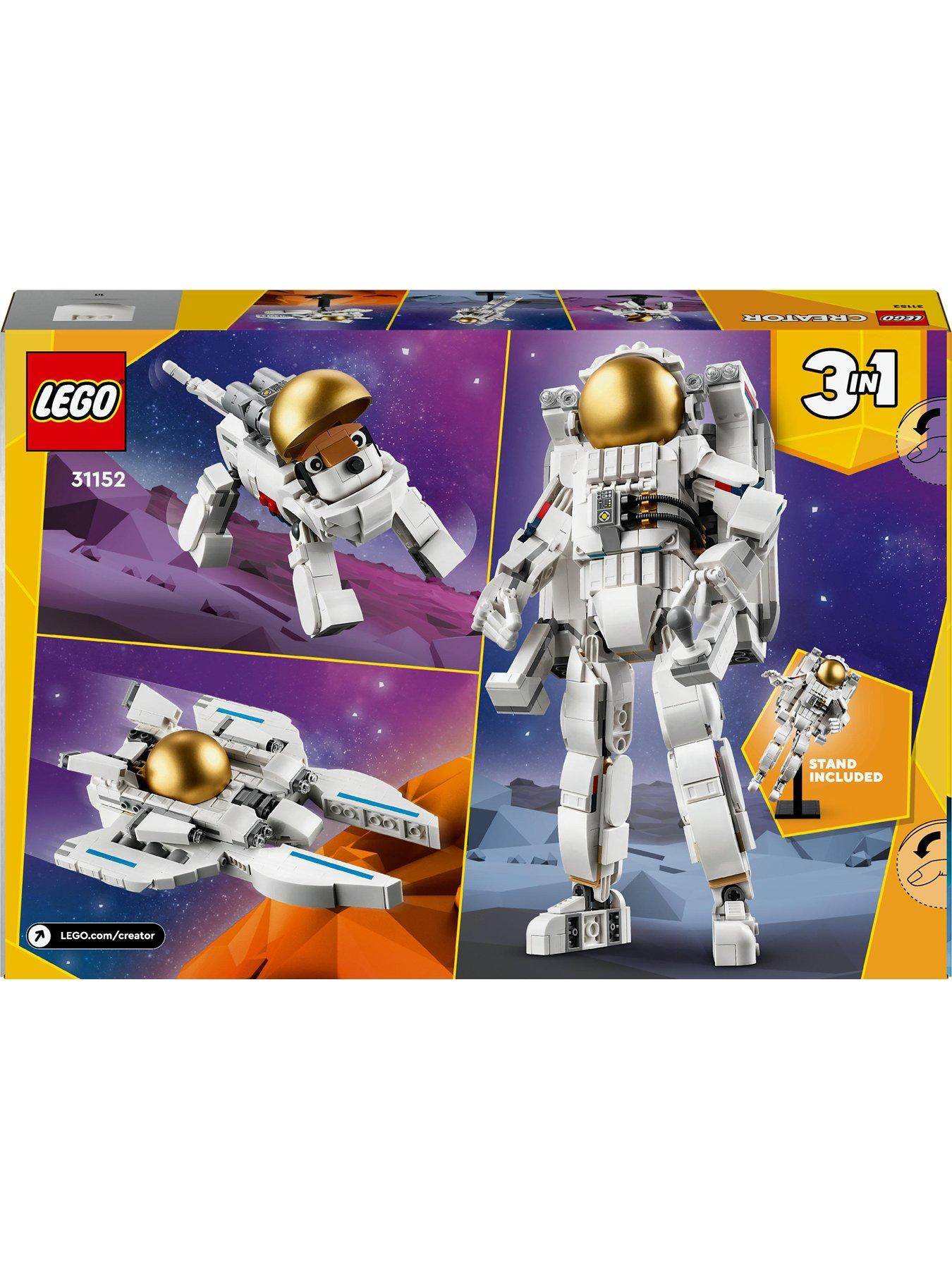 LEGO Creator Space Astronaut 3in1 Toy Set 31152 | Littlewoods