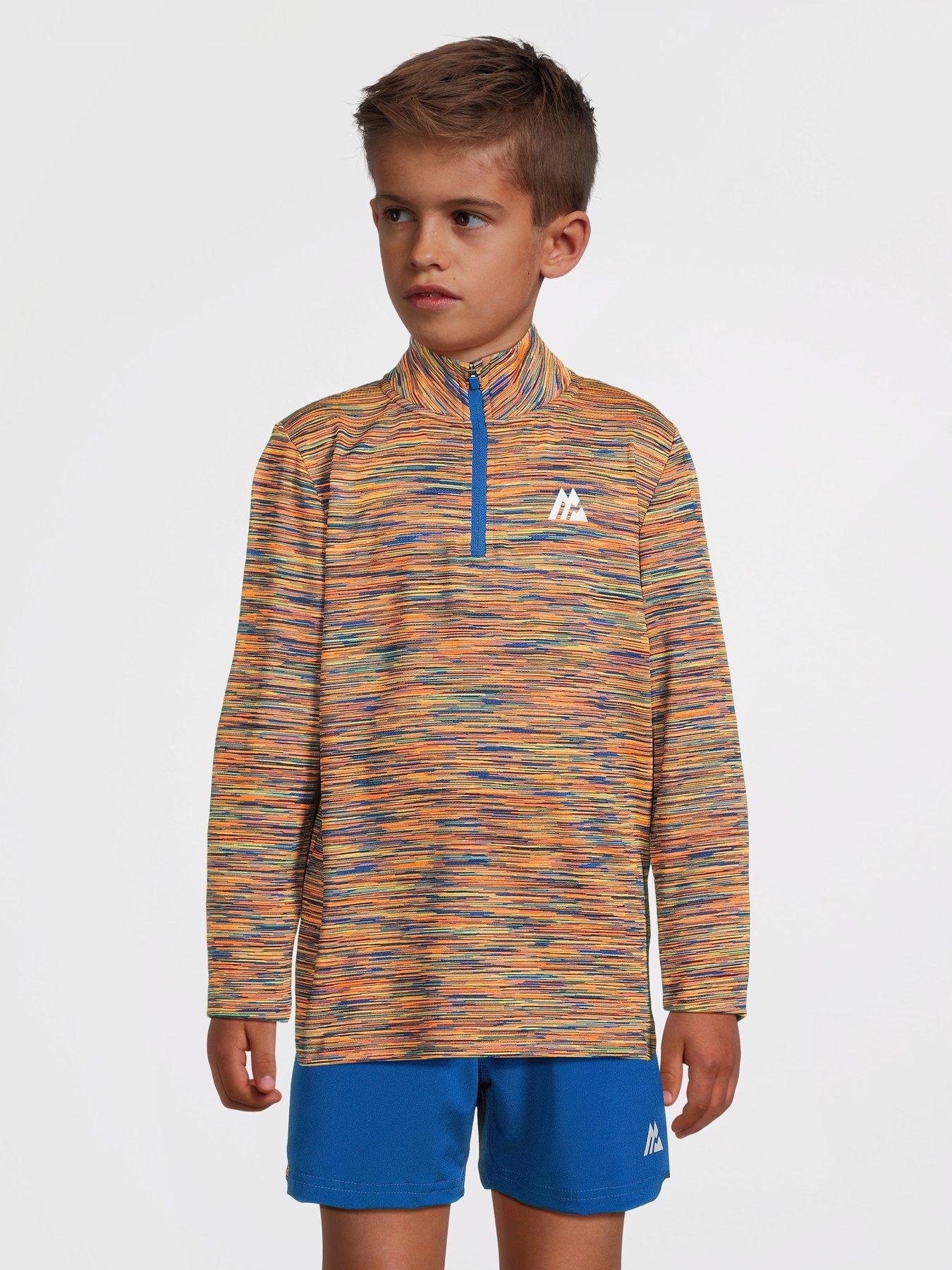 Montirex Junior Trail 2.0 1/4 Zip Top - Orange | littlewoods.com
