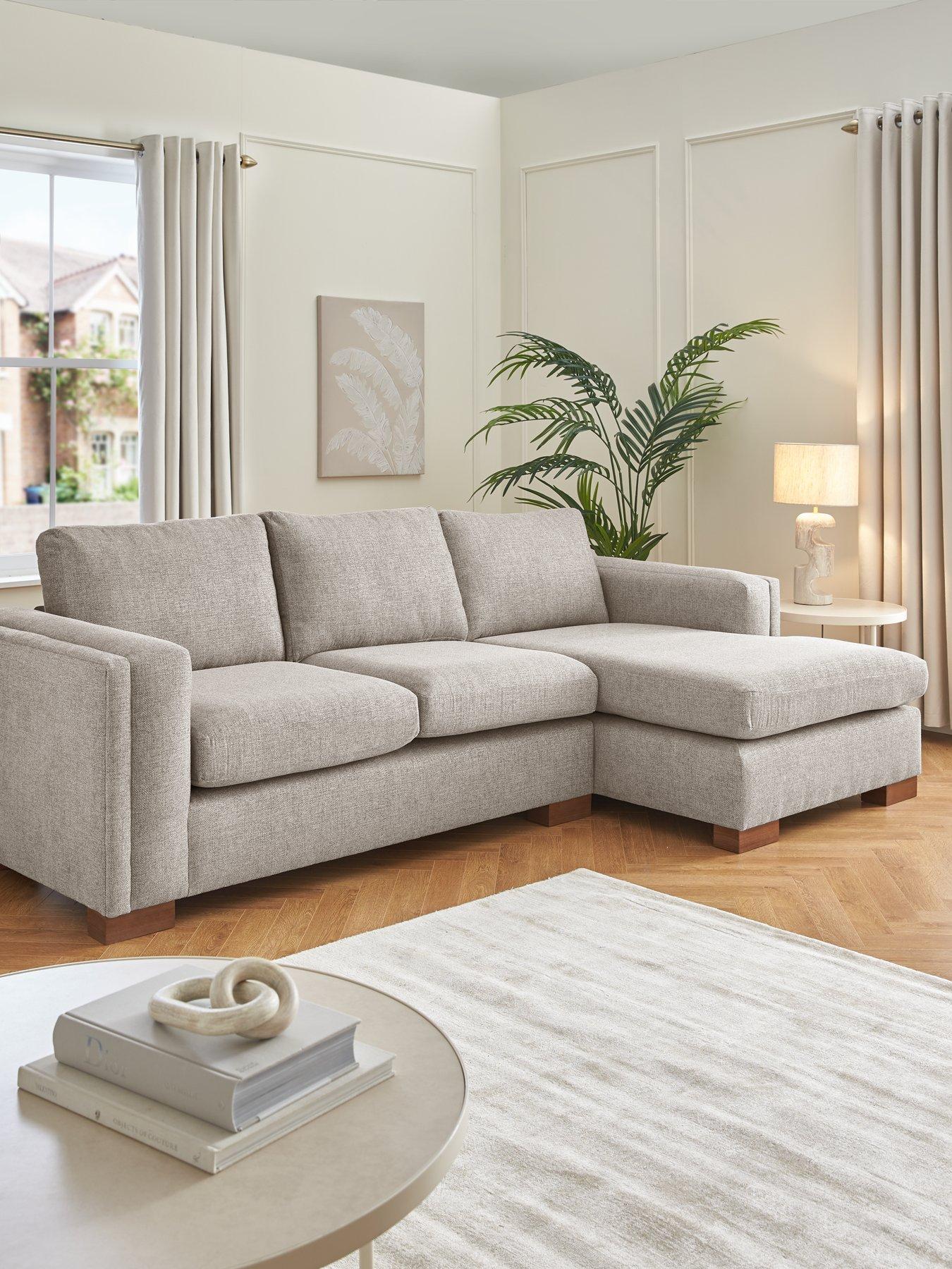 Right hand corner chaise sofa store