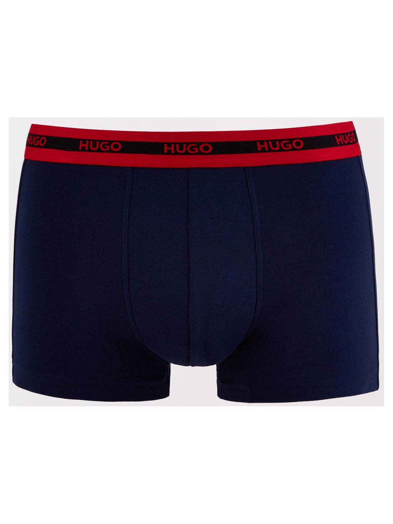 HUGO Bodywear 3 Pack Planet Trunks - Multi | littlewoods.com