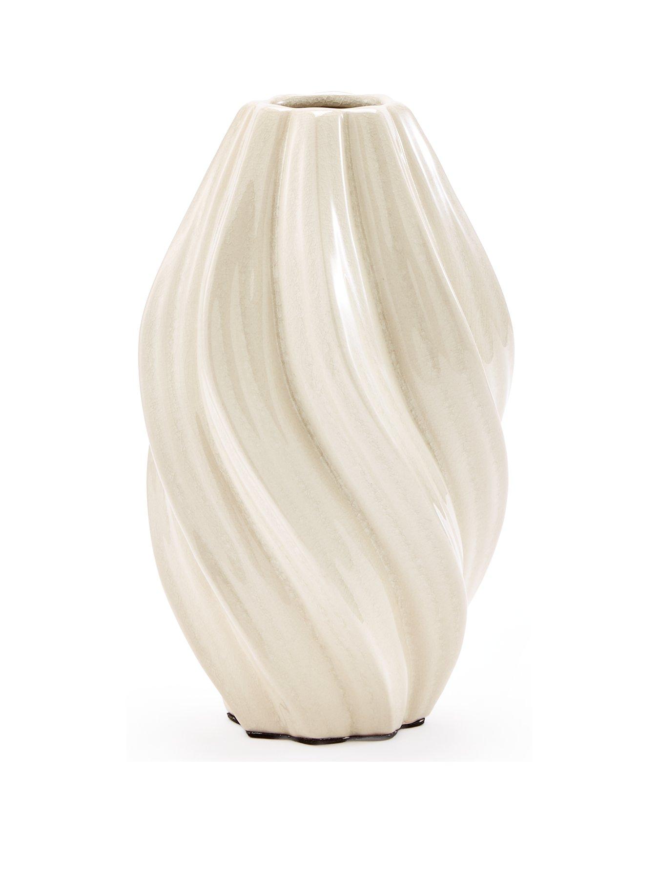Very Home Swirl Ceramic Vase | littlewoods.com