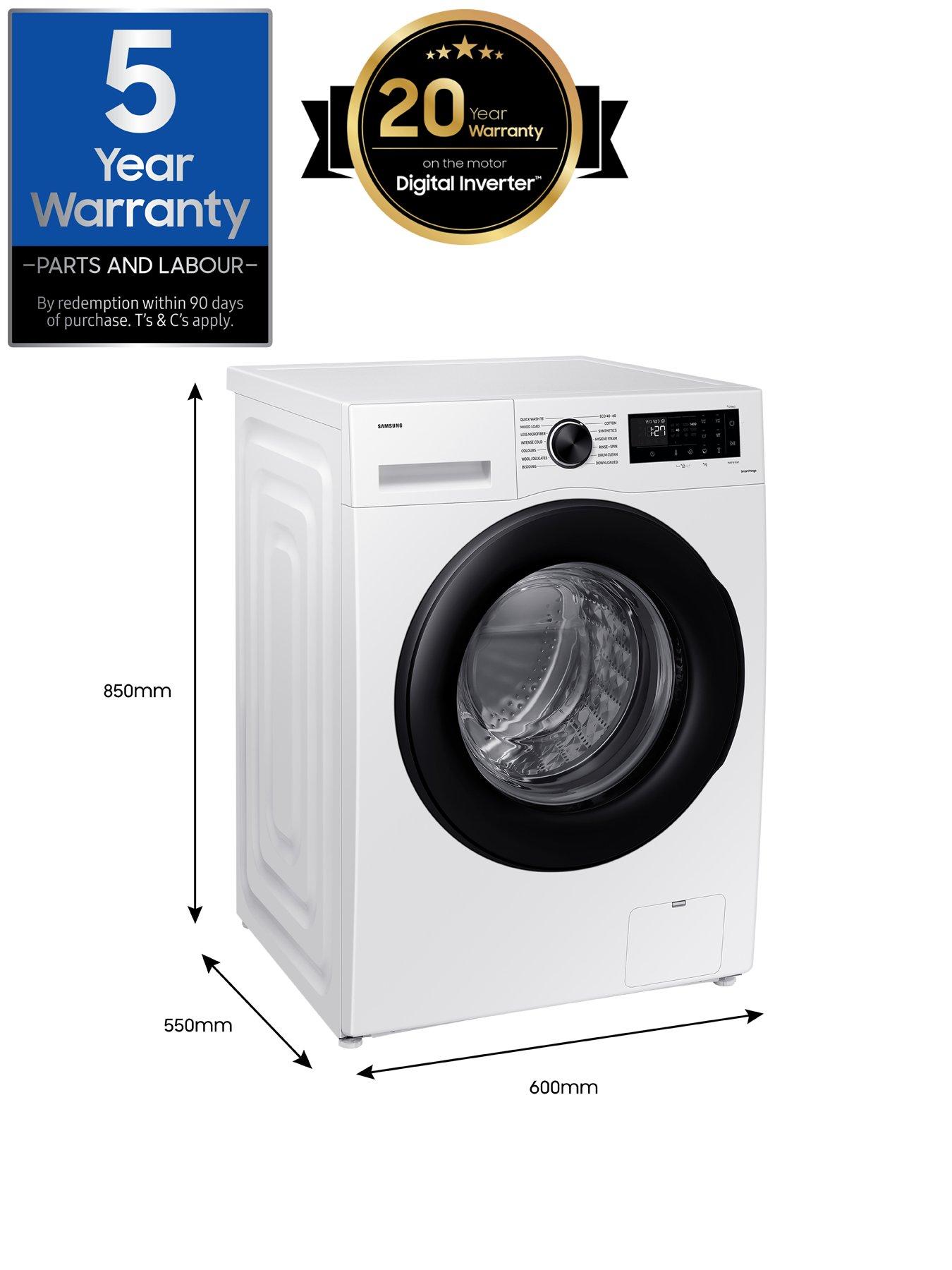 Samsung Series 5 AI Energy WW80CGC04DAEEU 8kg Load, 1400rpm Spin ...