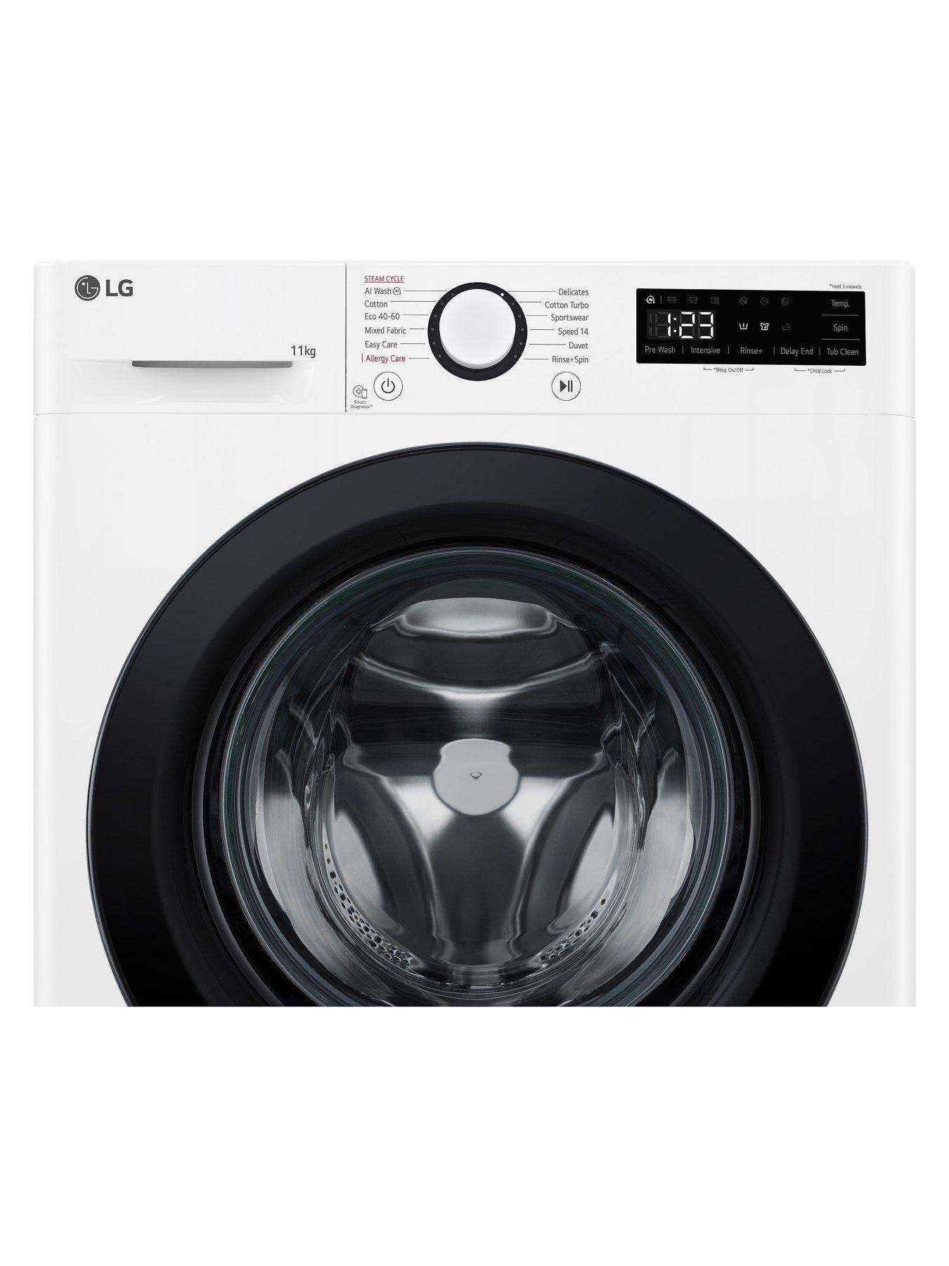 LG TurboWash F4Y511WBLN1 11kg Wash, 1400 Spin Washing Machine - White ...