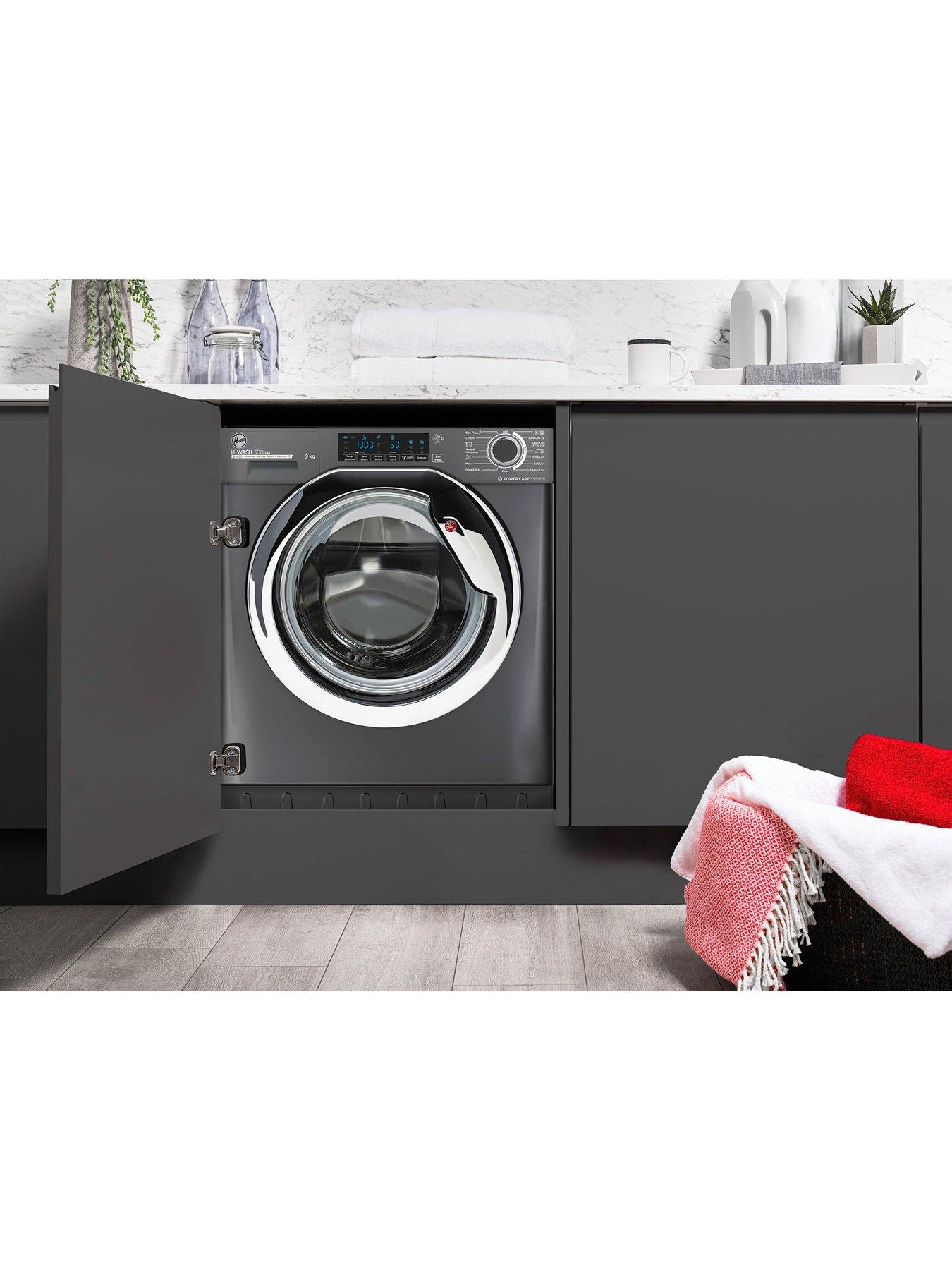 Hoover H-WASH 300 HBWOS69TAMCRE Integrated 9kg Load, 1600 Spin Washing ...
