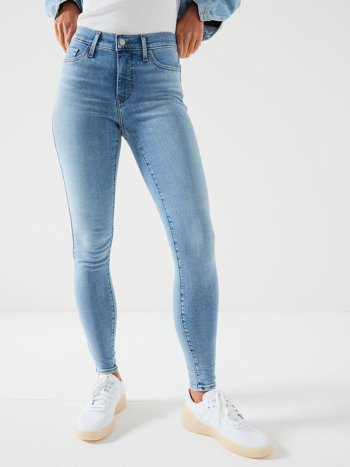 Levi's 310T Shaping Super Skinny Jeans - Off Kilter Clean Hem - Blue ...