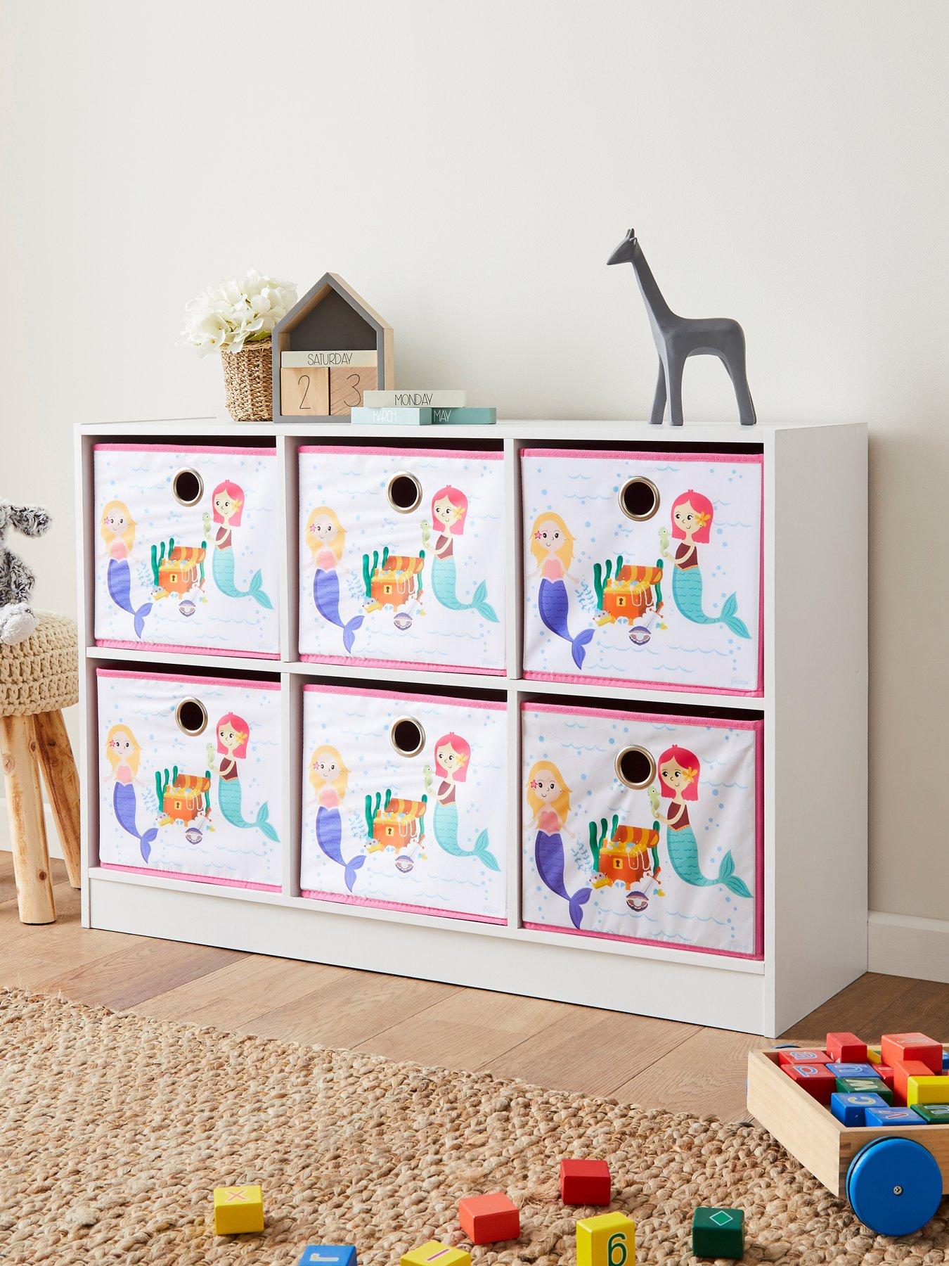 Lloyd Pascal Cubes 6 Storage Unit with Mermaid Drawers - Multi ...