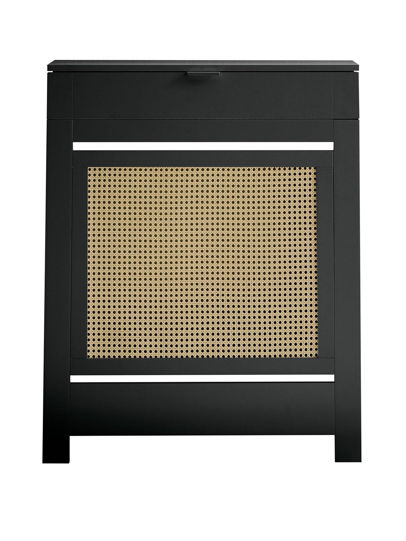 Lloyd Pascal Caspian Black Mini Radiator Cover With 1 Drawer ...